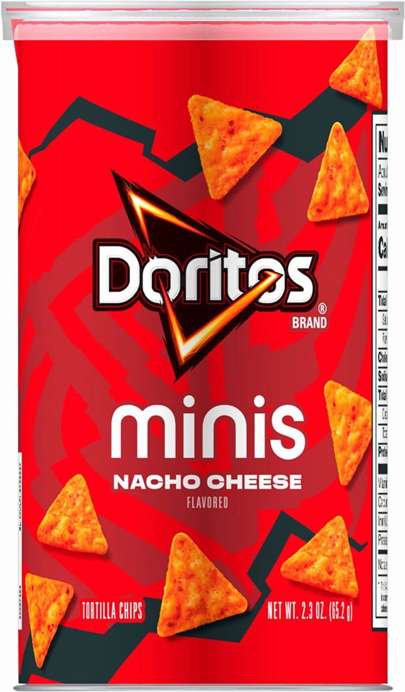 Doritos Minis Nacho Cheese Flavored Tortilla Chips Single Serve ...