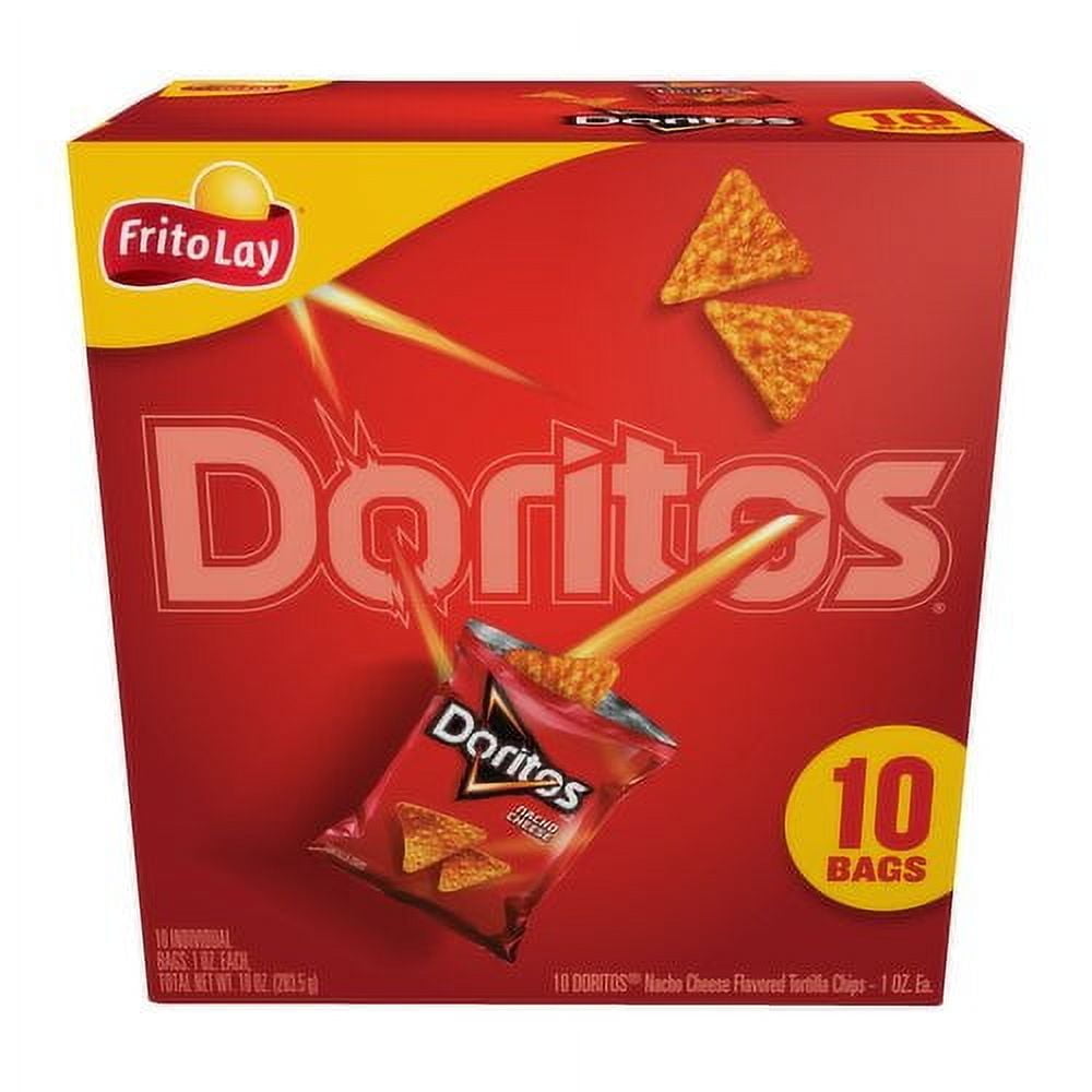 Doritos Nacho Cheese Box 10 Count 10 oz - Walmart.com
