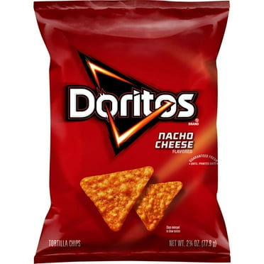 Doritos Nacho Cheese Flavor Tortilla Snack Chips, Bags, 10 count ...