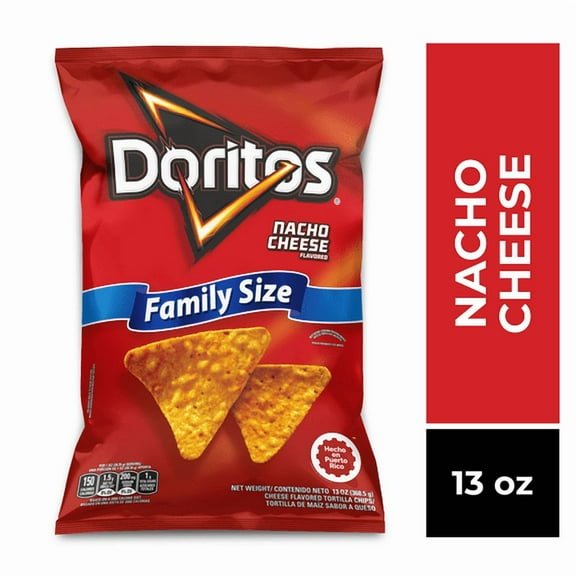 Doritos Nacho Cheese Flavored Tortilla Chips, 18.38 oz. - Walmart.com