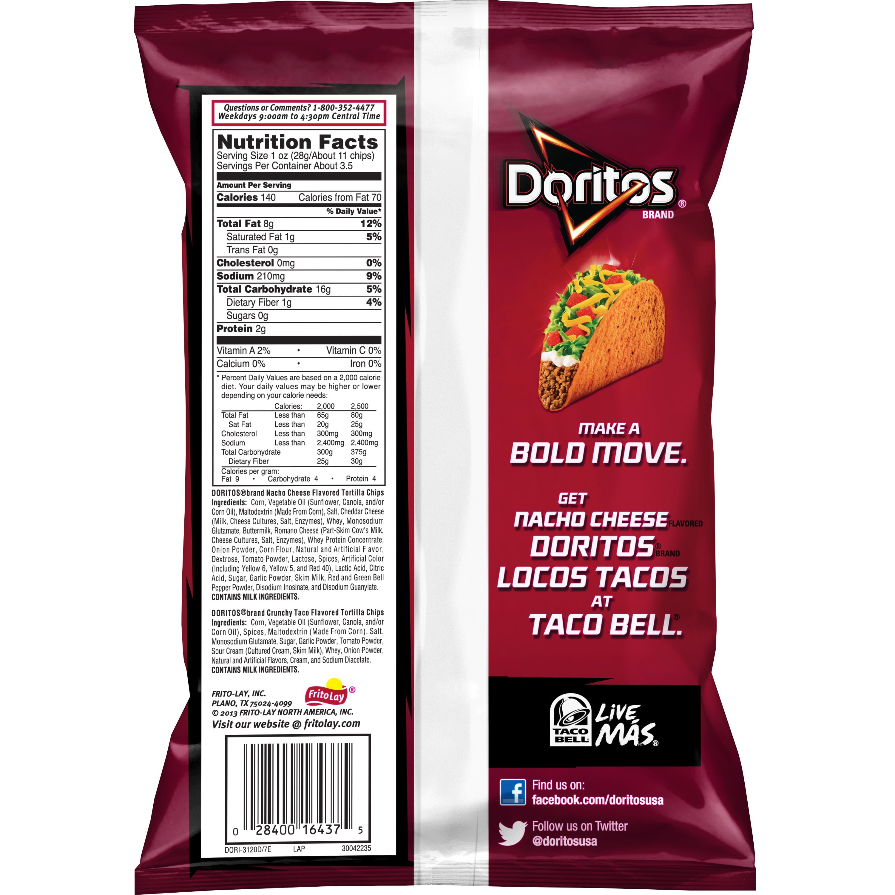 Doritos Nacho Locos Tacos - Walmart.com