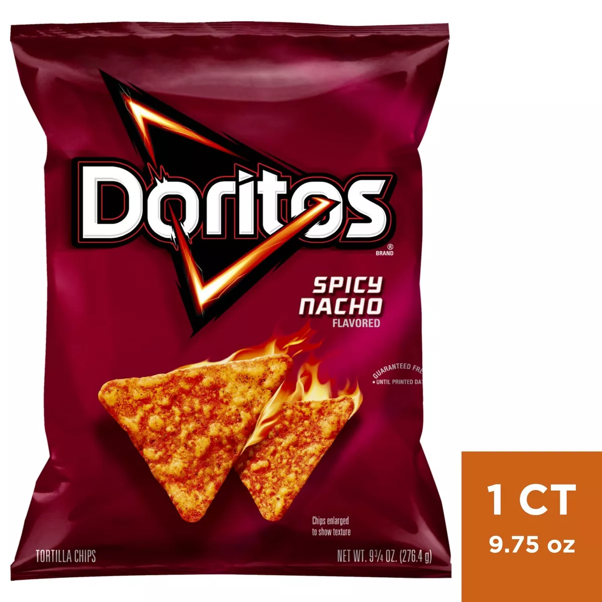 Doritos Spicy Nacho Tortilla Chips - 9.25oz(Packaging May Vary ...