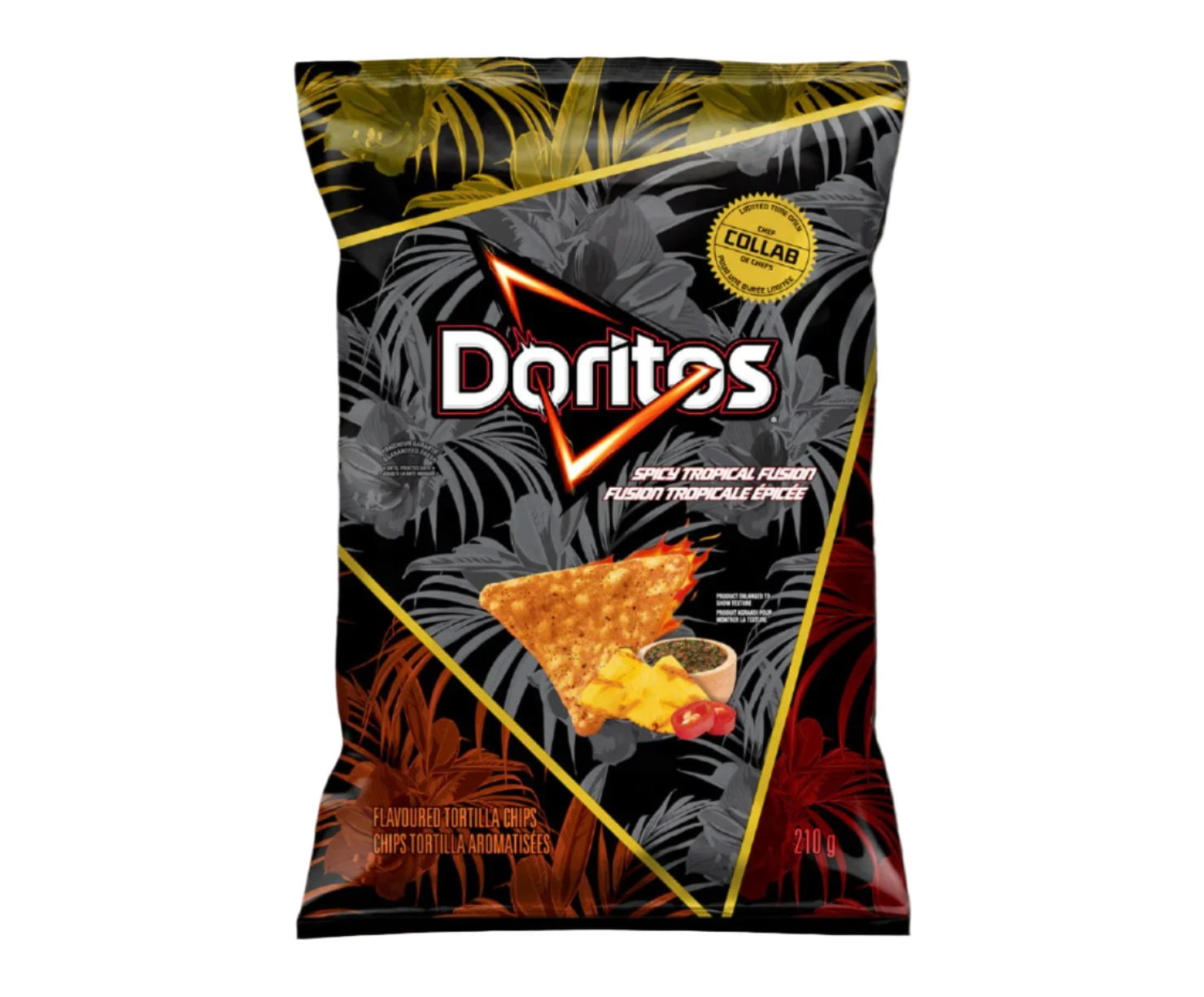 Doritos Spicy Tropical Fusion Tortilla Chips, 210g/7.4 oz., Bag ...