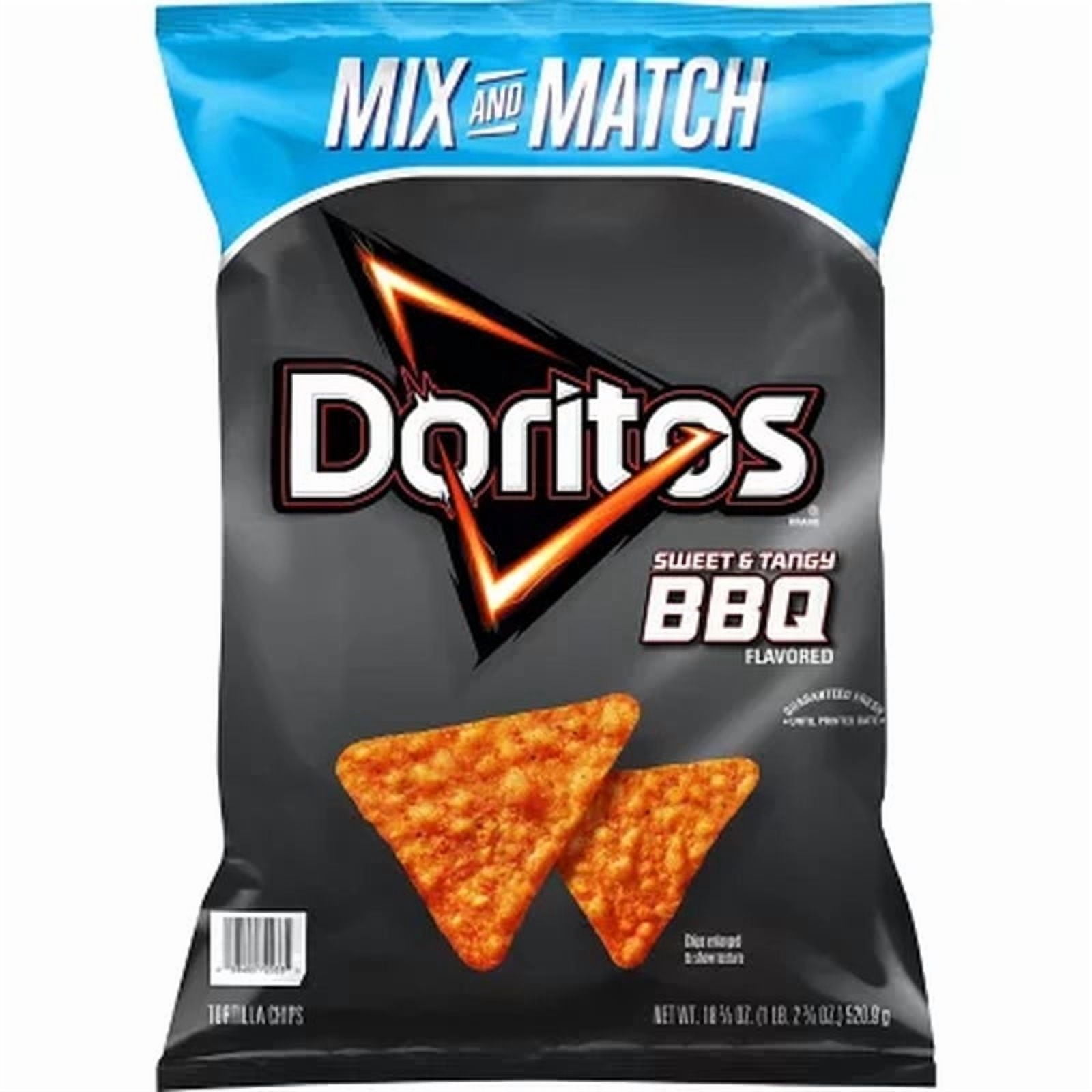 Doritos Sweet & Tangy BBQ Flavored Tortilla Chips, 18.375 Oz. - Walmart.com