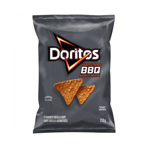 Doritos Sweet & Tangy BBQ Tortilla Chips, 210g/7.4 oz - Walmart.com
