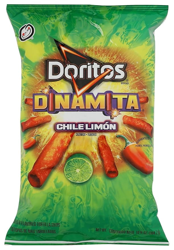 Doritos Tortilla Chips Dinamita Chile Limon Bag, 10.75 Oz - Walmart.com