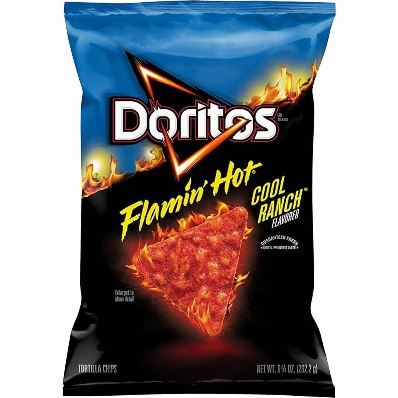 Doritos Tortilla Chips Flamin' Hot Cool Ranch, 9.25 Oz - Walmart.com