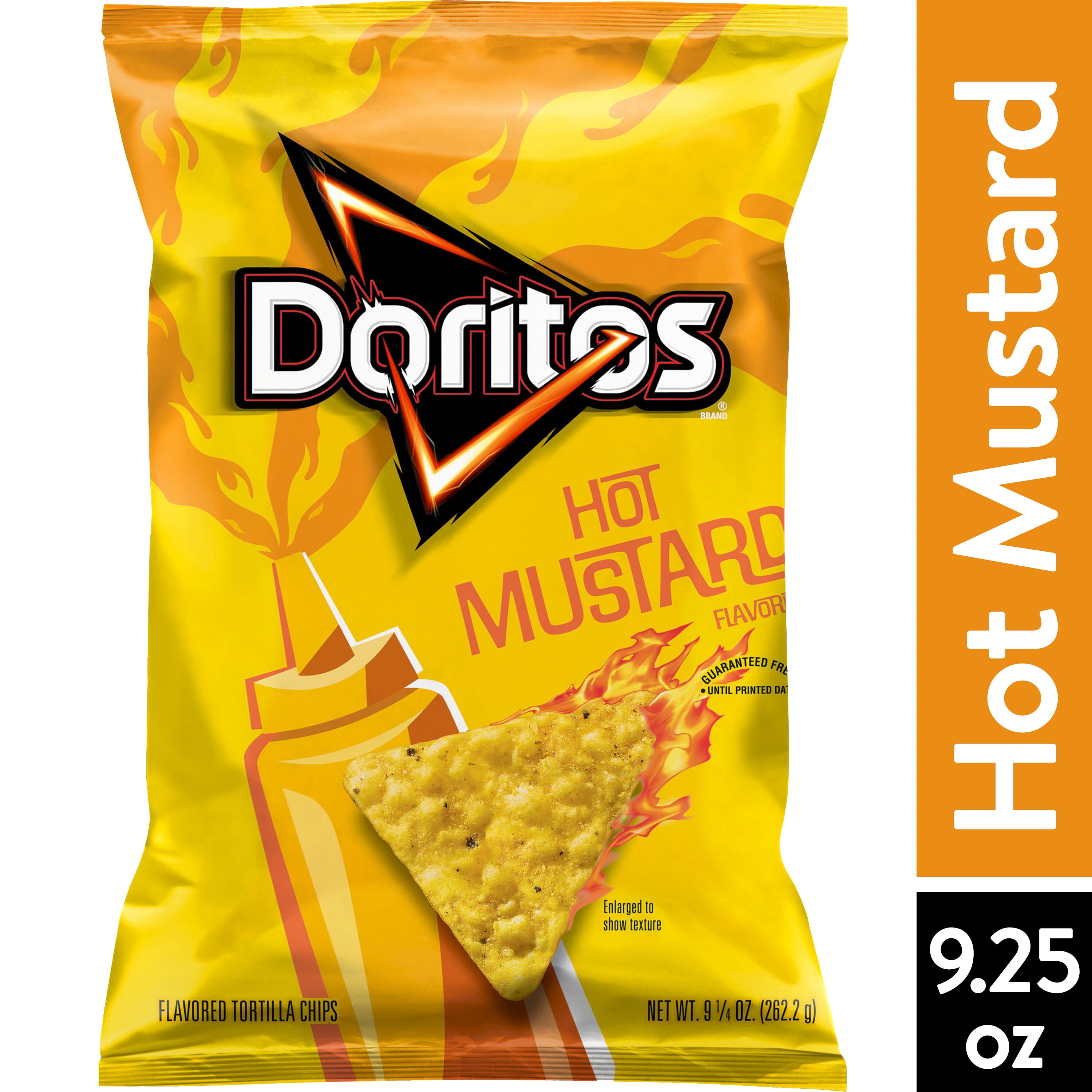 Doritos Tortilla Chips Hot Mustard 9 25 Oz Bag