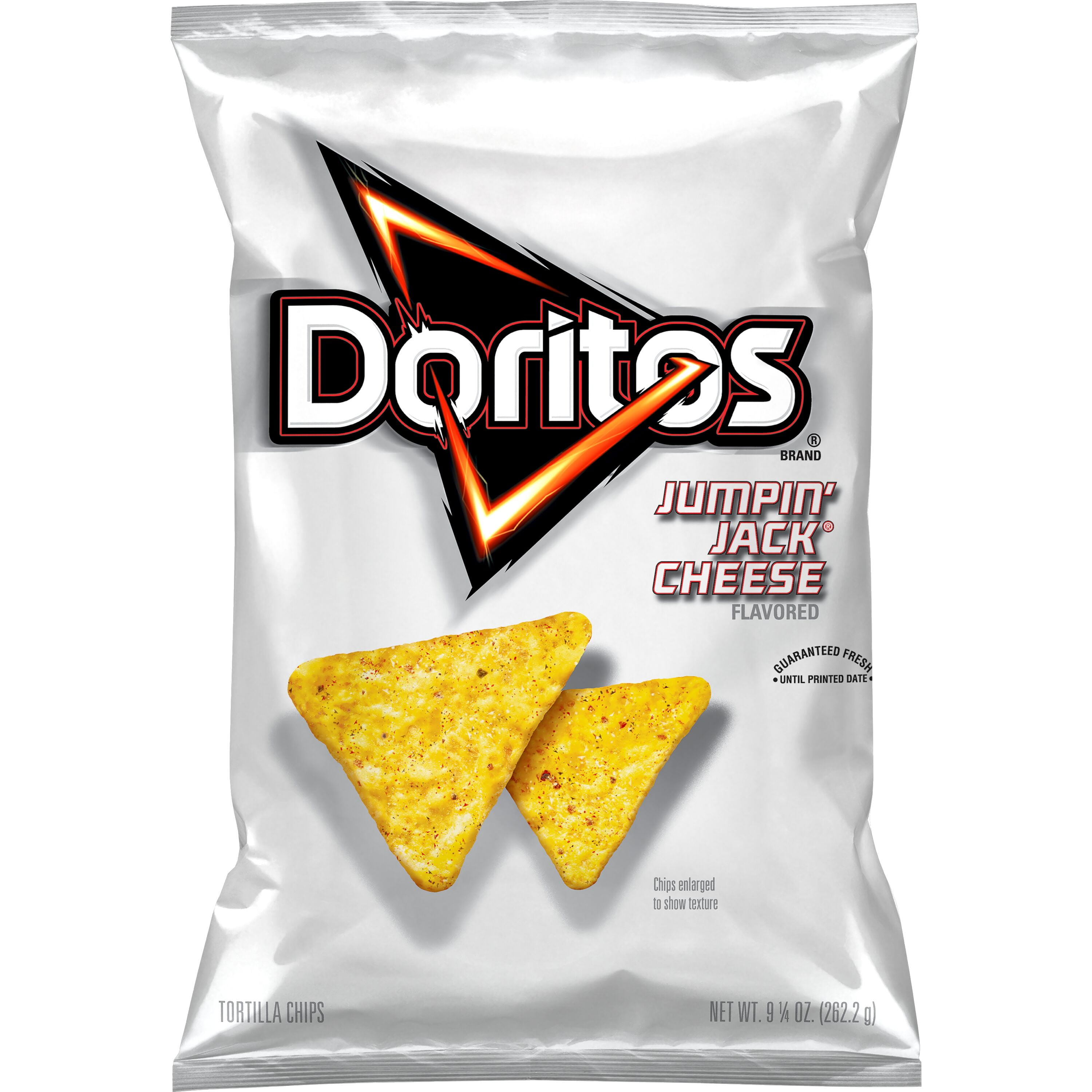Doritos Tortilla Chips Jumpin' Jack Cheese Snack Chips, 9.25 Ounce Bag ...