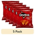 (5 pack) Doritos Tortilla Chips, Nacho Cheese, 1 oz Bag - Walmart.com