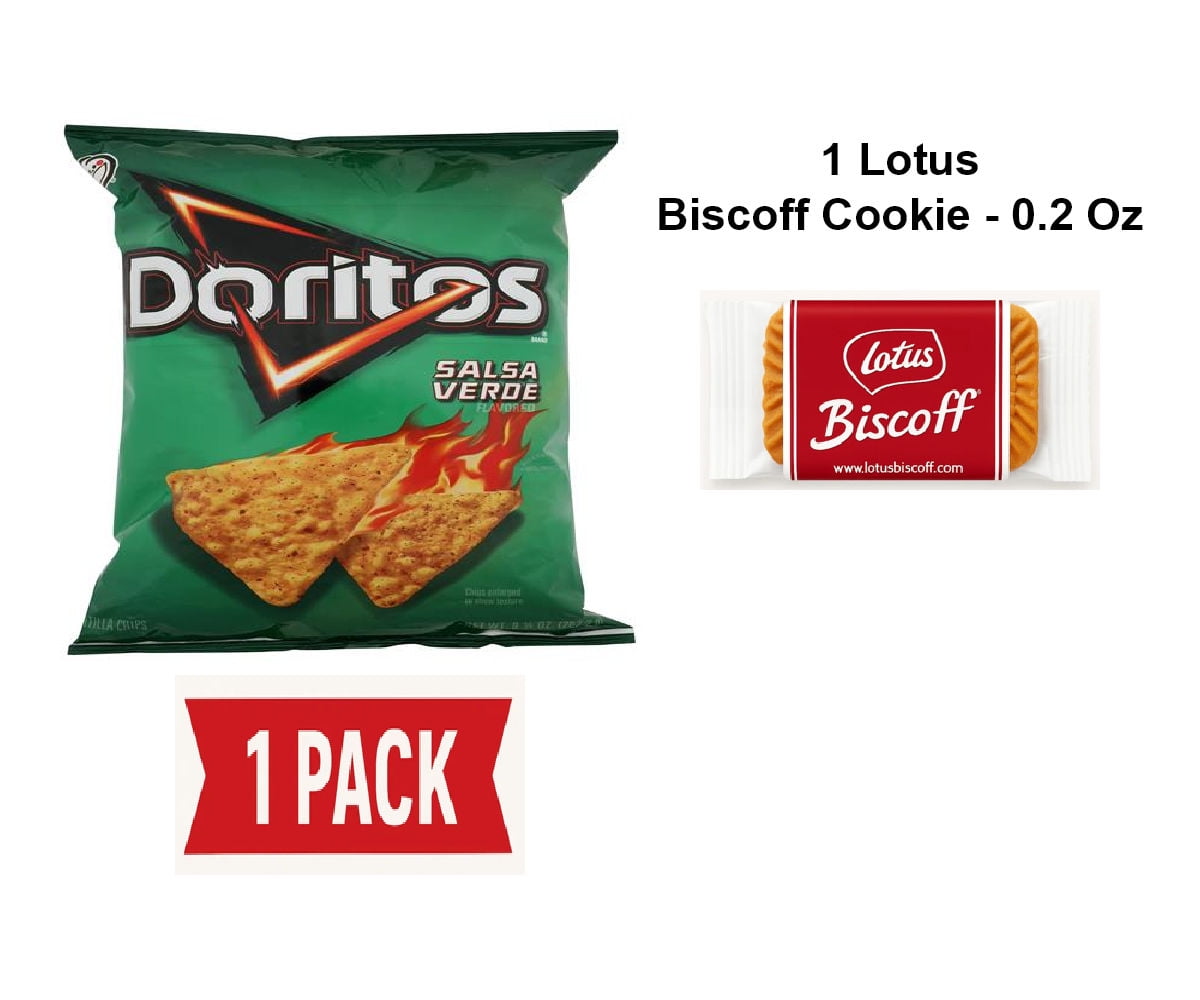 Doritos Tortilla Chips Salsa Verde, 9.25 Oz - Pack Of 1 & Lotus Biscoff ...