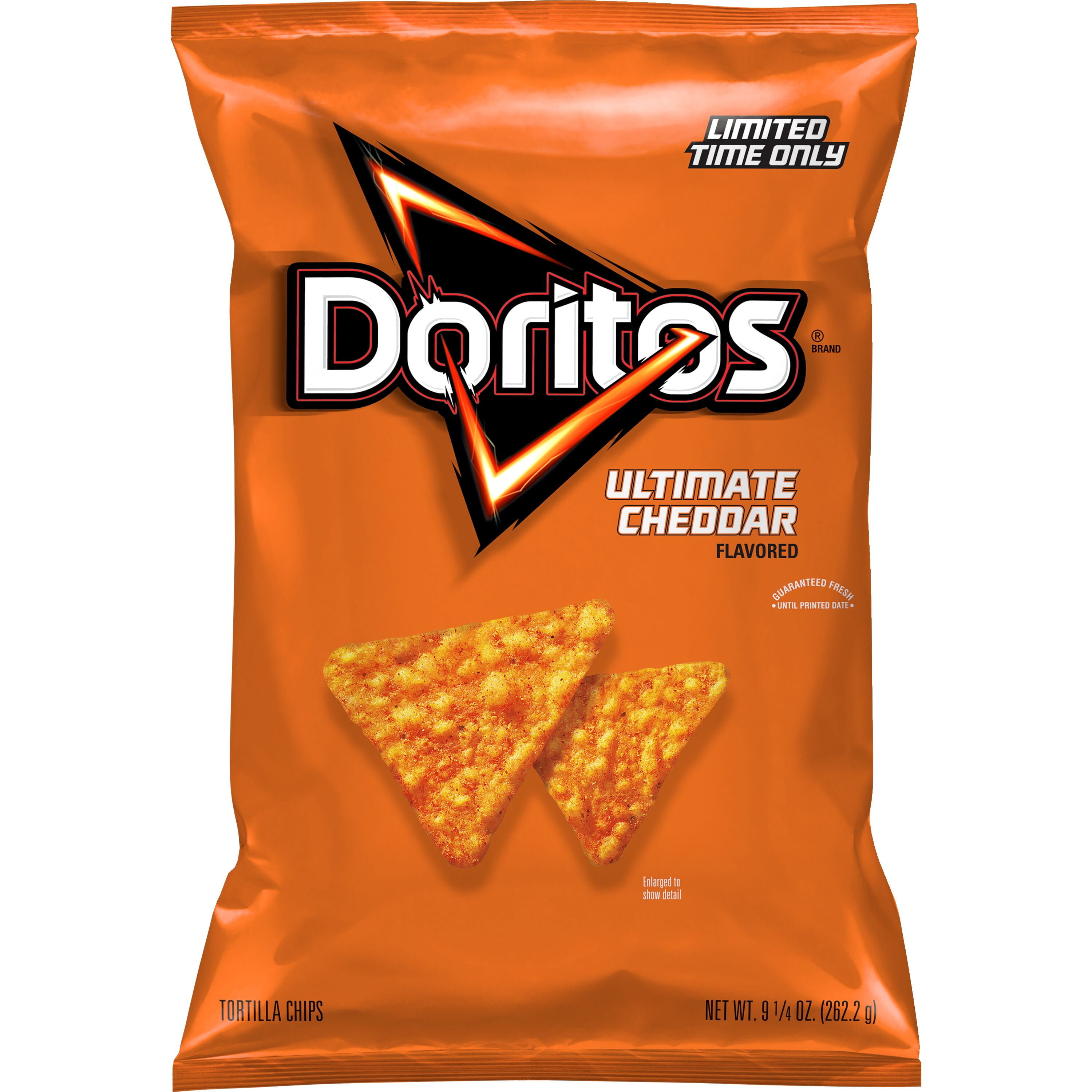 Doritos Ultimate Cheddar Artificially Flavored Tortilla Chips, 9.25 oz ...