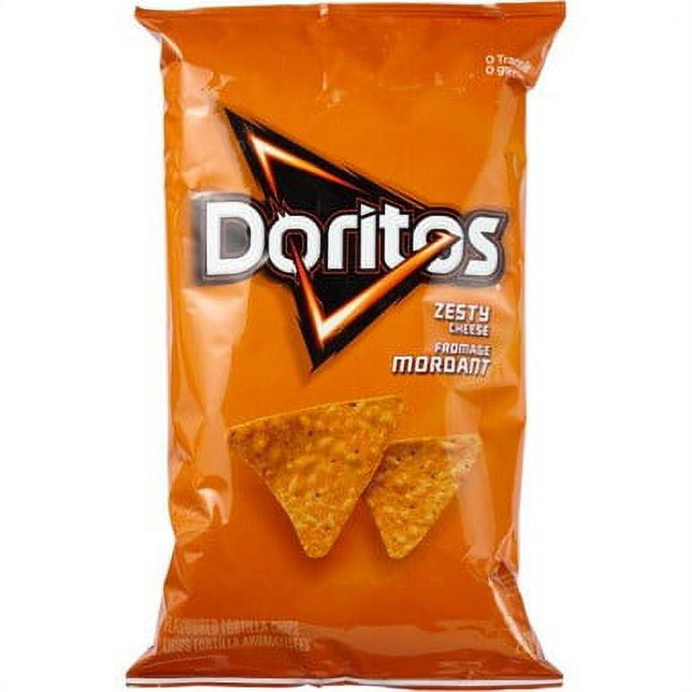 Doritos Zesty Cheese Flavored Tortilla Chips, Gluten Free, 0 Trans Fat ...