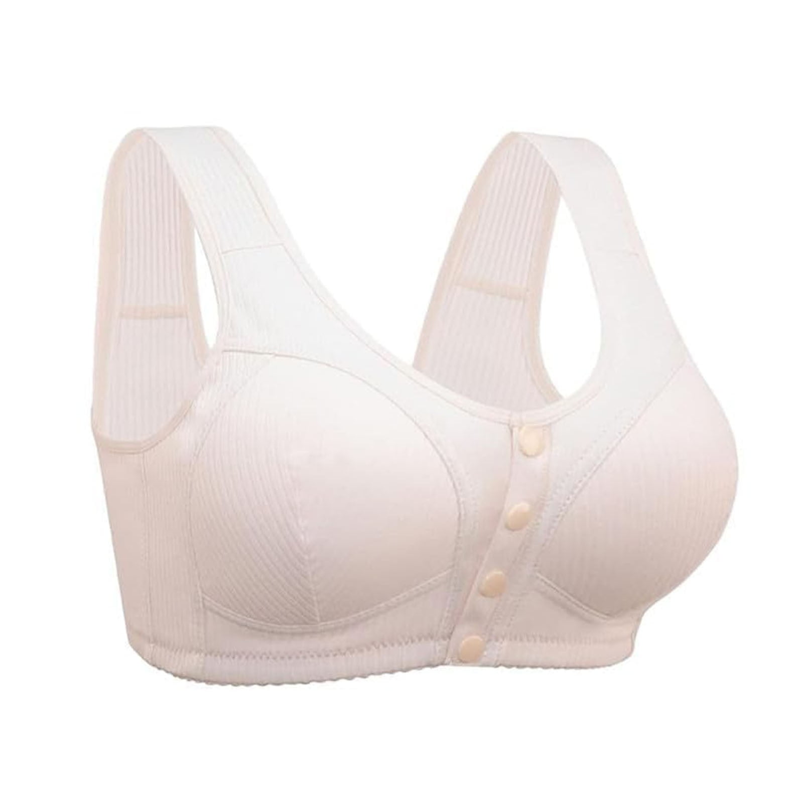 Dorkasm Bra for Women, Daisy Bra for Seniors Front Closure Button ...