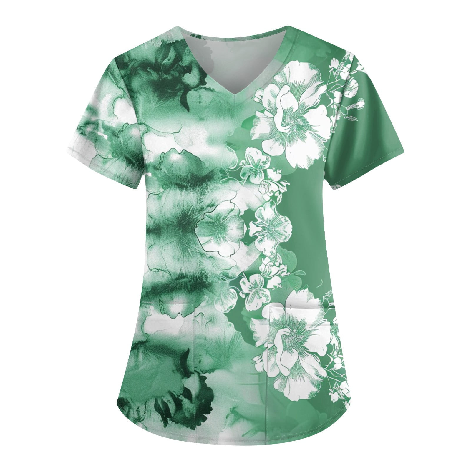 Dorkasm Womens Petite Scrub Marble Print Scrubs for Uniforms Clearance ...