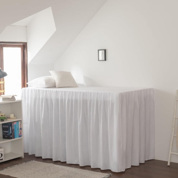 Dorm Bed Skirt, Dorm Bed Skirt Twin XL, 100% Microfiber Dorm Bed Skirts ...