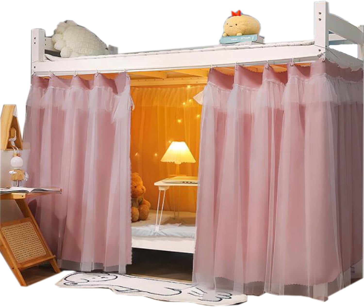 Dorm Home Solid Thicken Bunk Blackout Bed Curtains Cloth Bed Canopy ...
