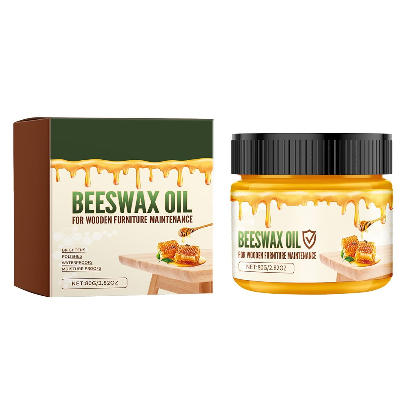 Dorm Room Bed Risers 80ML Wood Seasoning Beewax Natural Beewax Traditional Wood Wax Multipurpose ...