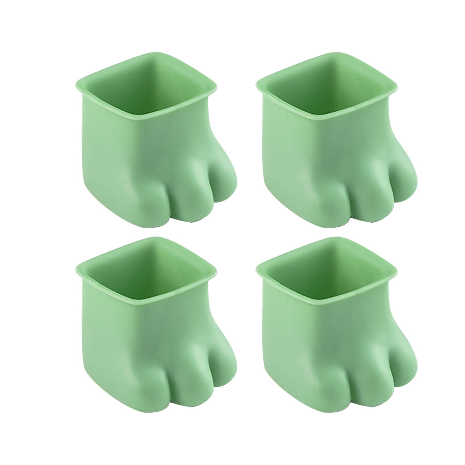 Dorm Room Bed Risers Chair Leg Floor Protectors Transparent Silicone ...
