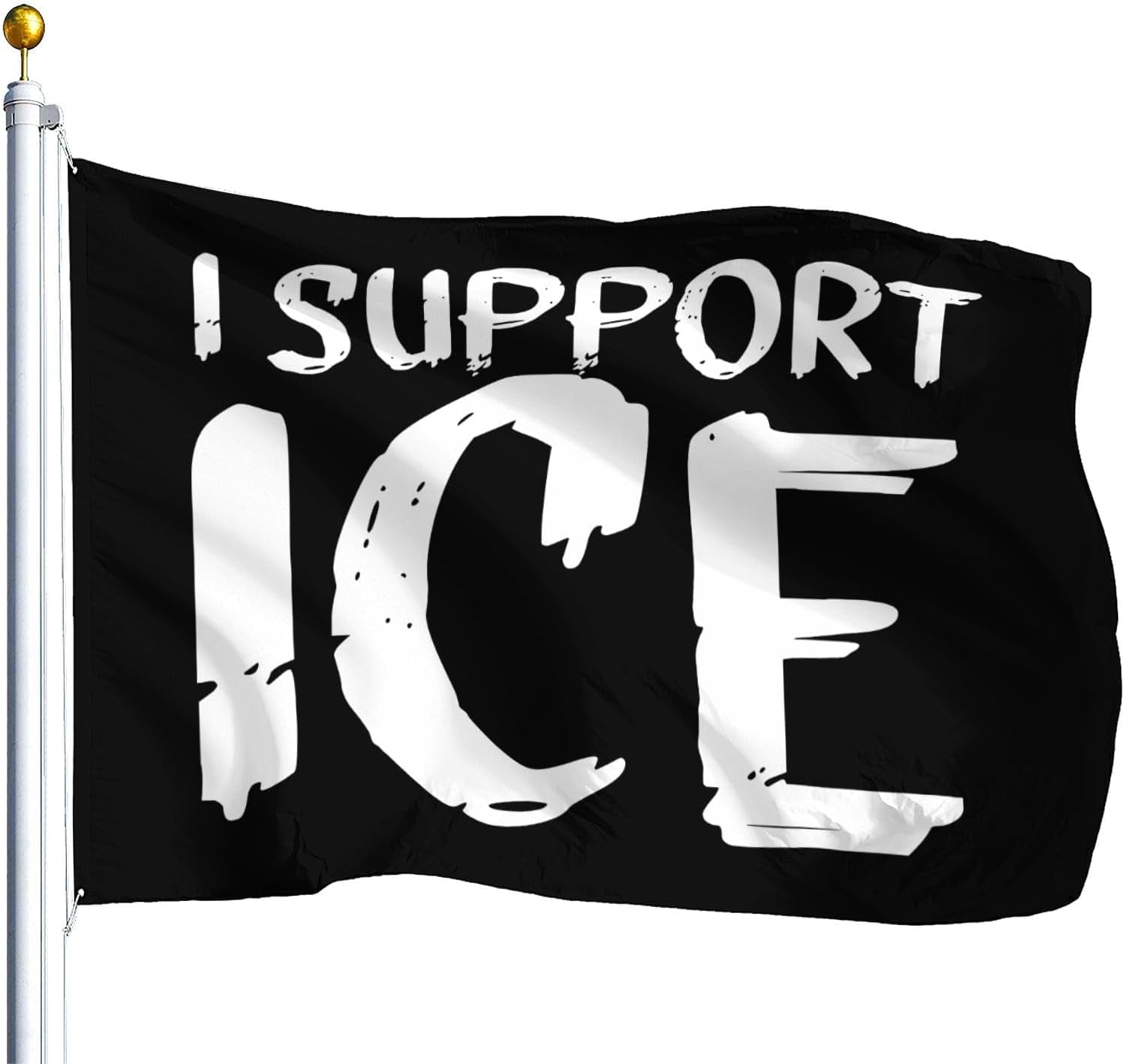 Dorm Room Flag – I Support ICE Political Decor - Walmart.com