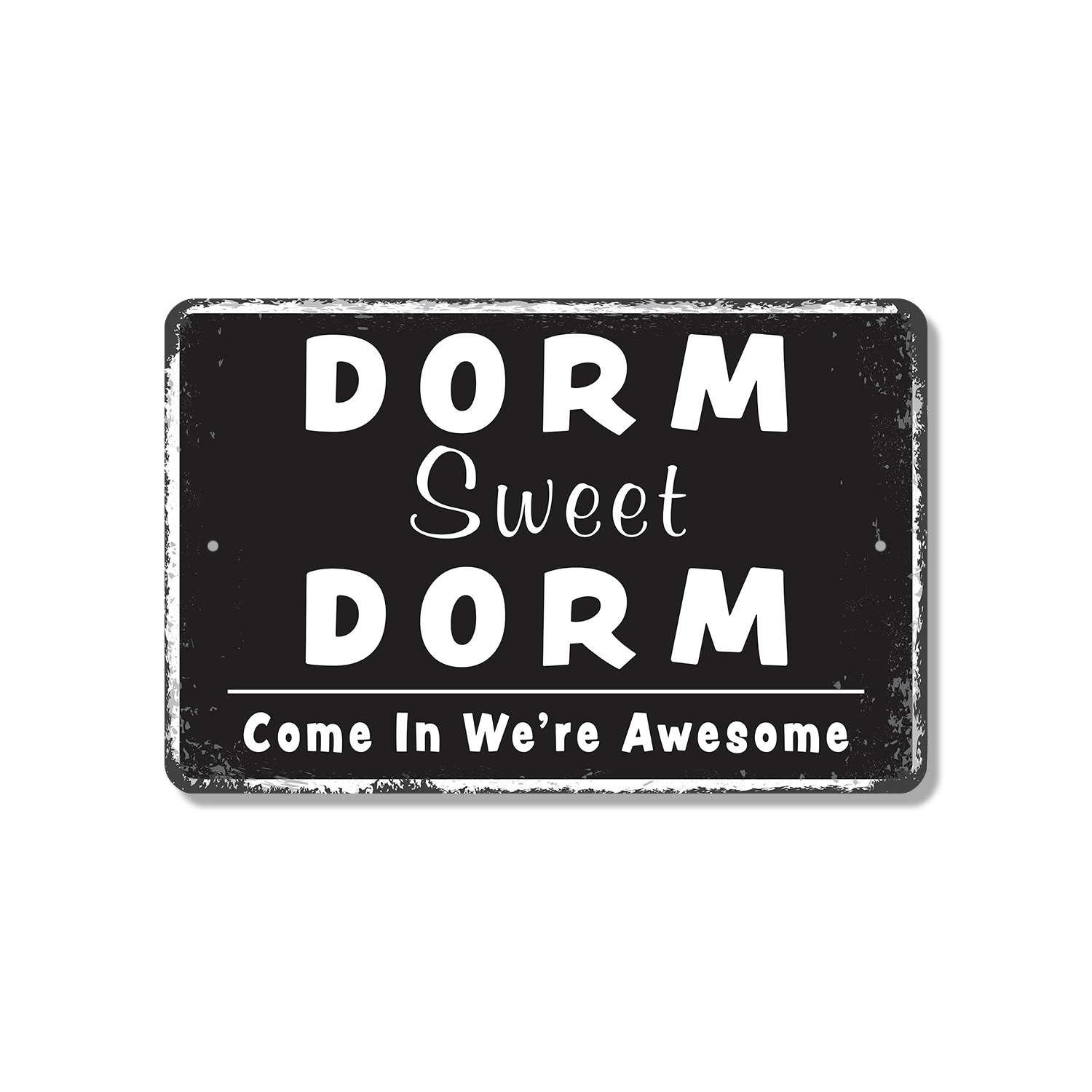Dorm Sweet Dorm 10 Inch x 14 Inch Novelty Plastic Sign Cozy Chaos ...