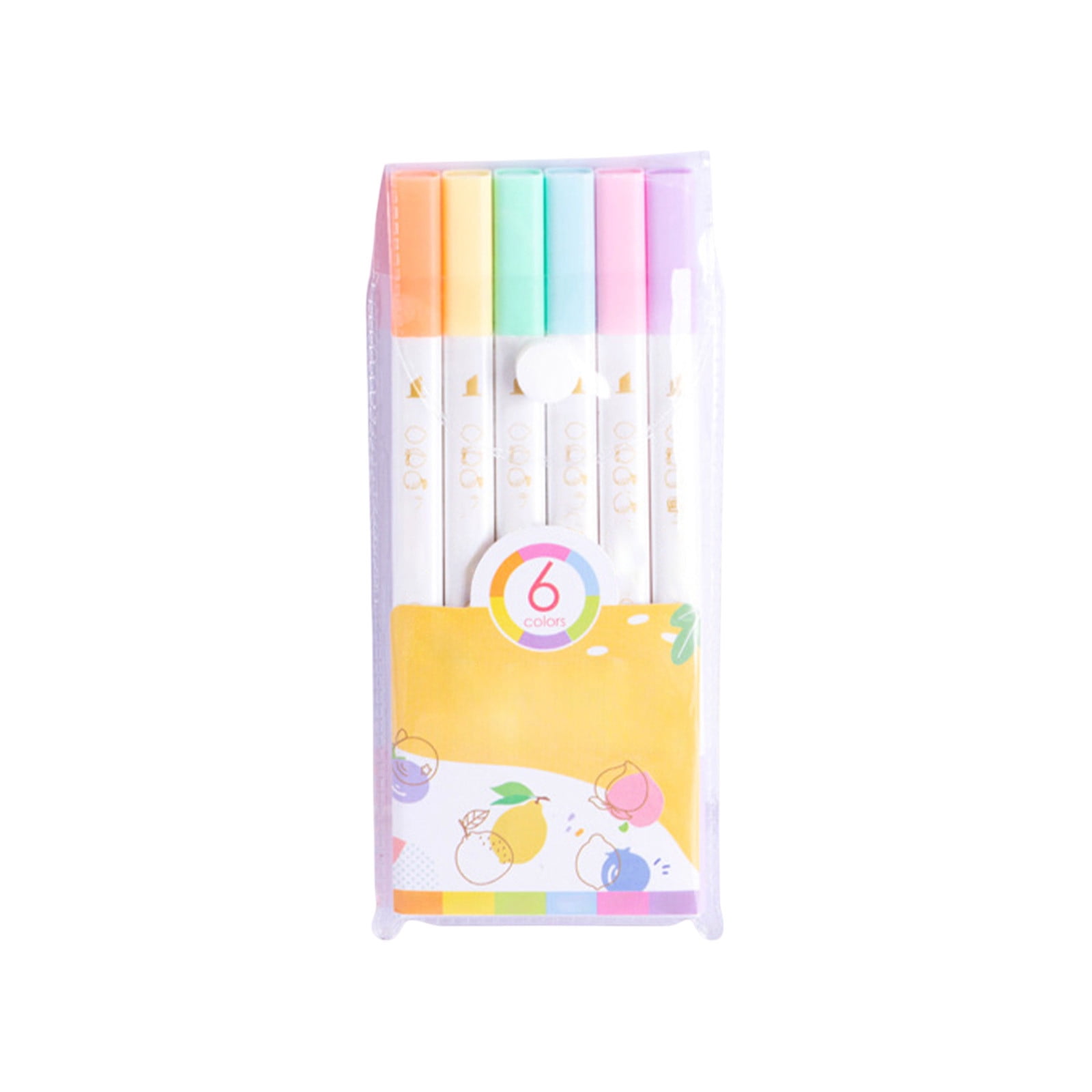 Dorm room essentials, 6 Color Pocket Markers Scented Double Tip ...