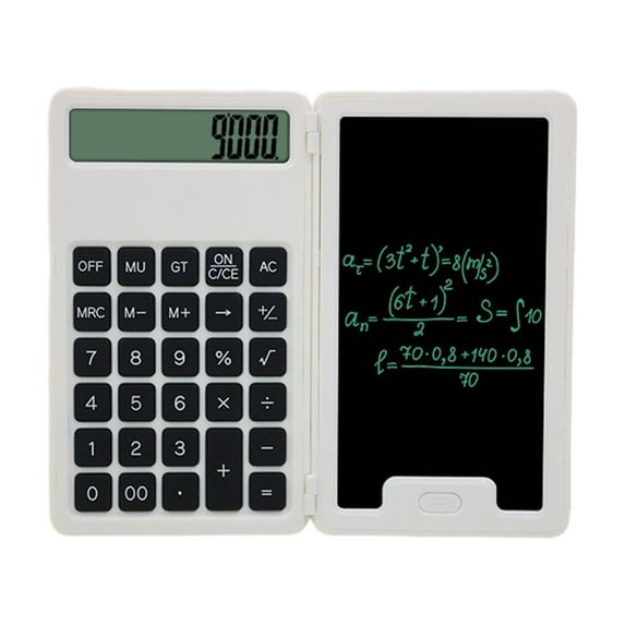 Dorm room essentials, Calculator Handwriting Board Foldable 12 Digit Display Value With Writing ...