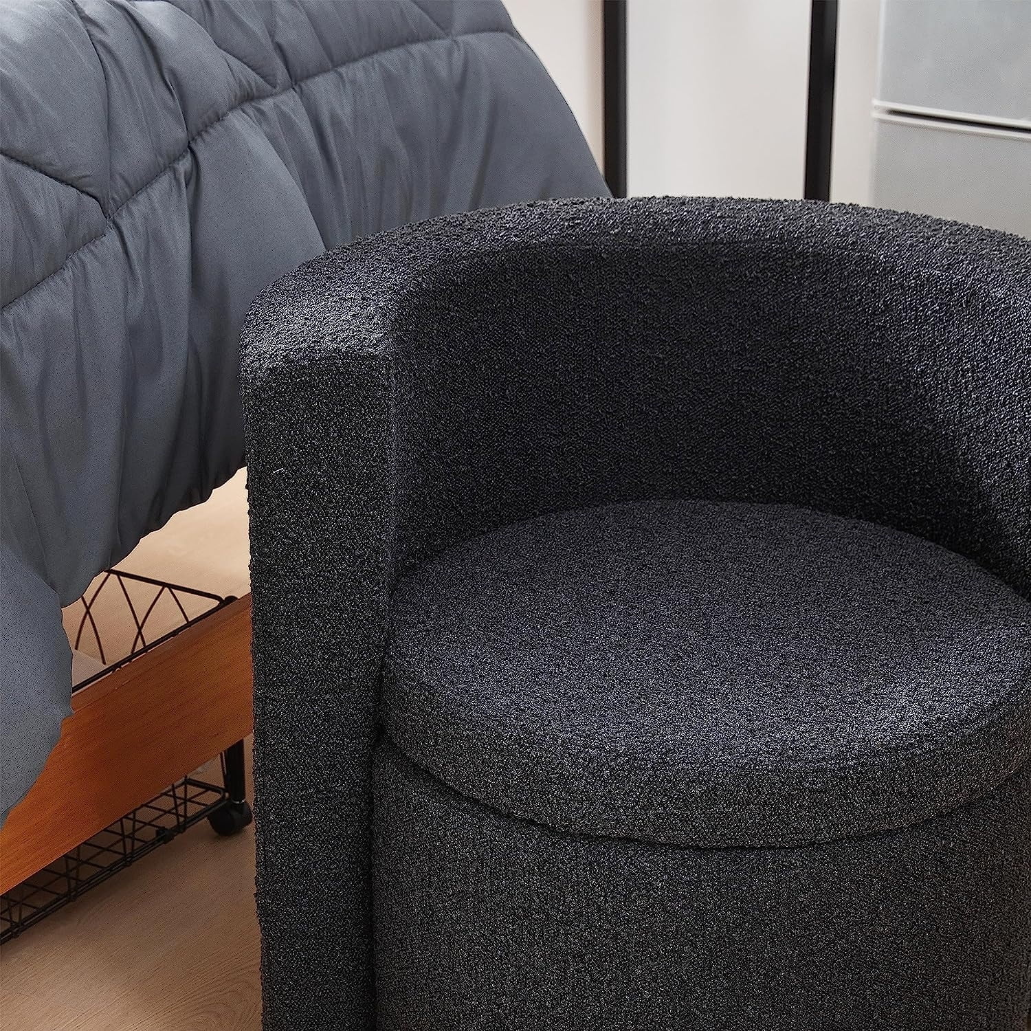 DormCo 2East Comfort Cushion Seat with Storage by Black - Walmart.com