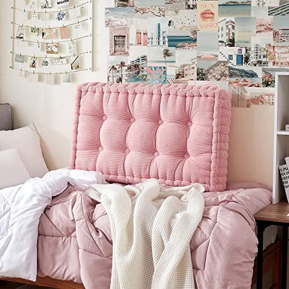 DormCo Rainha® - Ultra Thick Tufted College Headboard - Peachy Pink ...