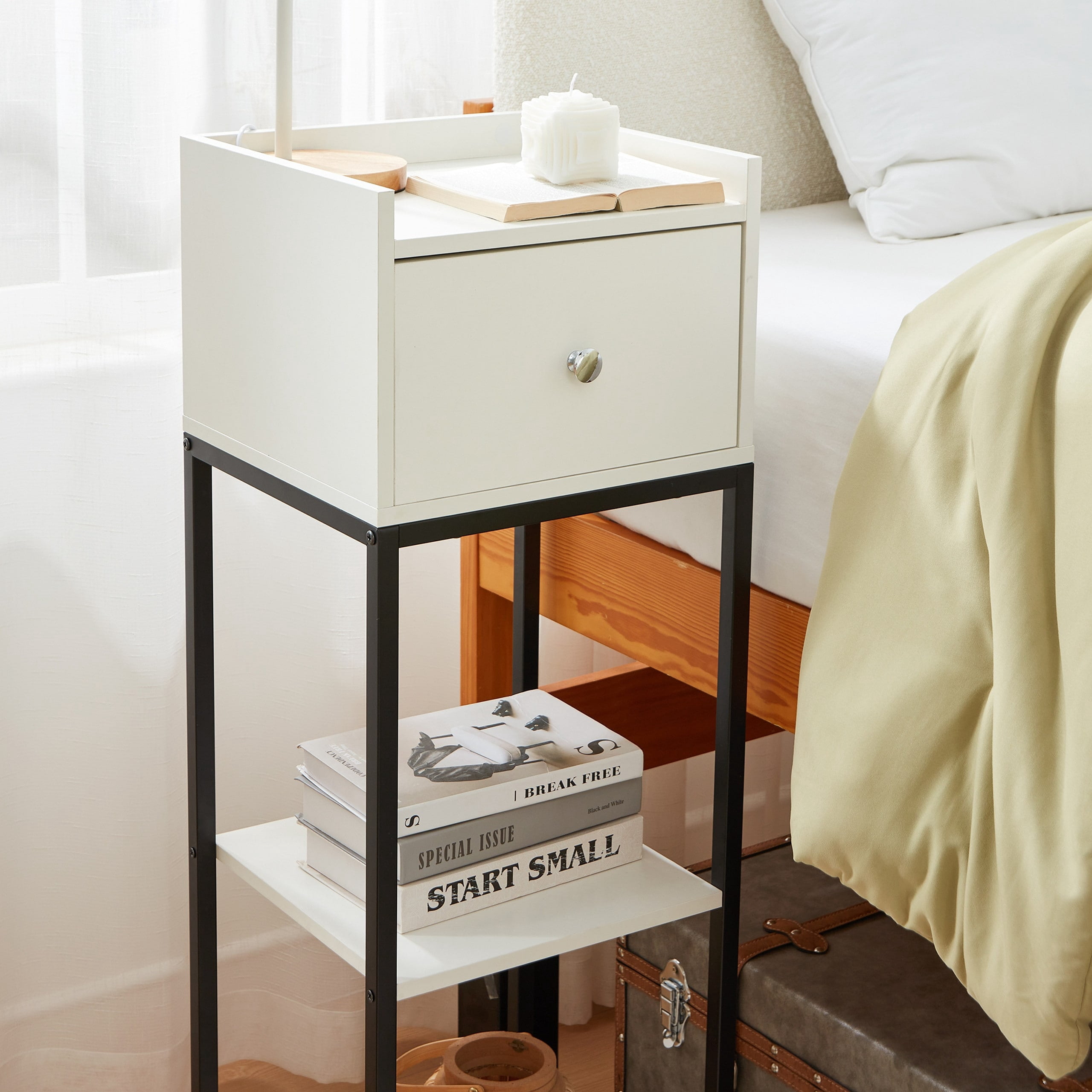 DormCo Suprima Yak About It® Durable Tall Stand - White by - Walmart.com
