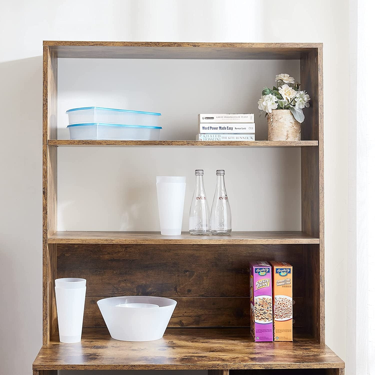 DormCo Yak About It® - Dorm Station Top Shelf by Dark Wood - Walmart.com