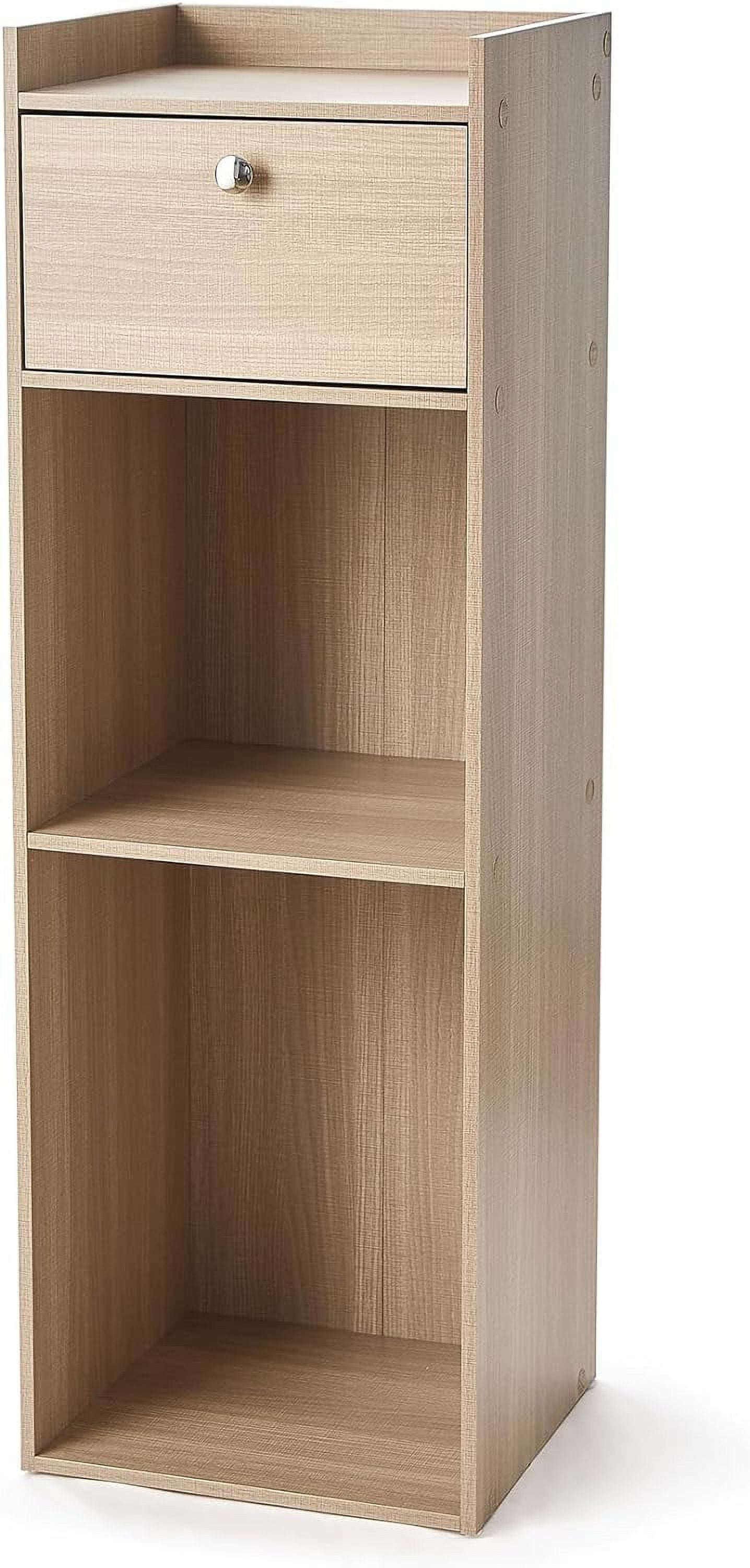 DormCo Yak About It Extra Tall Bookcase Table - Natural - Walmart.com