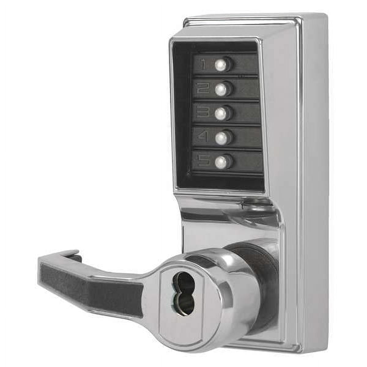 Dormakaba Push Button Lockset,Mortise,Left,Lever L8146B-026-41 ...