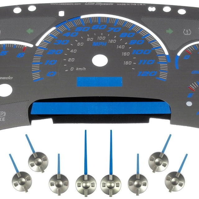 Dorman 10-0100F Instrument Cluster Upgrade Kit Stainless Steel Without ...