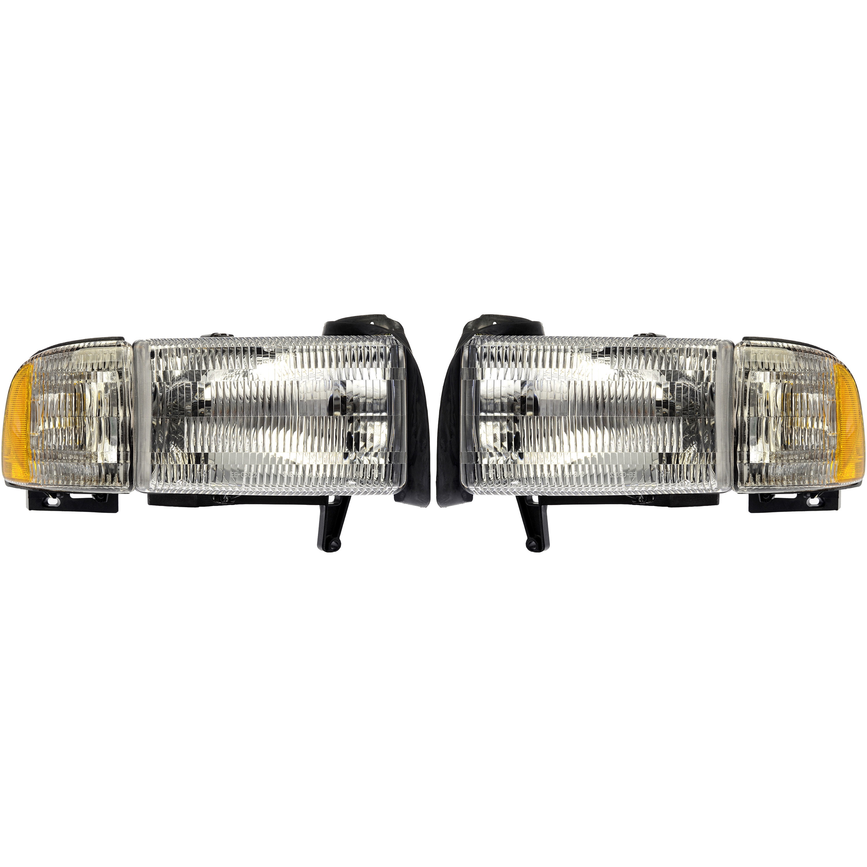 Dorman 1590121 Headlight Assembly for Specific Dodge Models, Pack of 2 ...