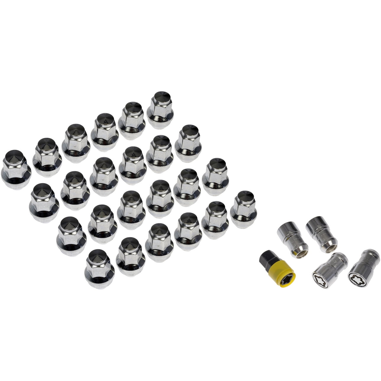 Dorman 611-008FK Wheel Nut Kit M14-1.50 Metric - 21 mm Hex, 44.5 mm ...