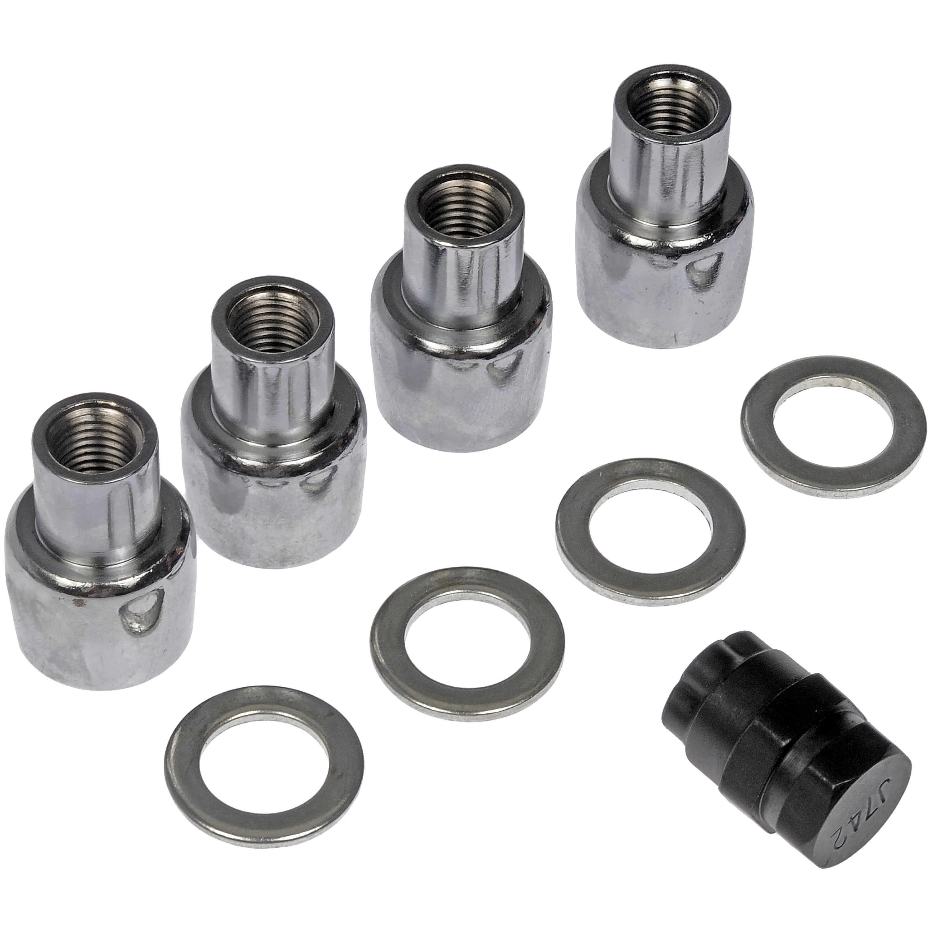 Dorman 711-328 Wheel Lock Set Chrome (Pack of 4) - Walmart.com