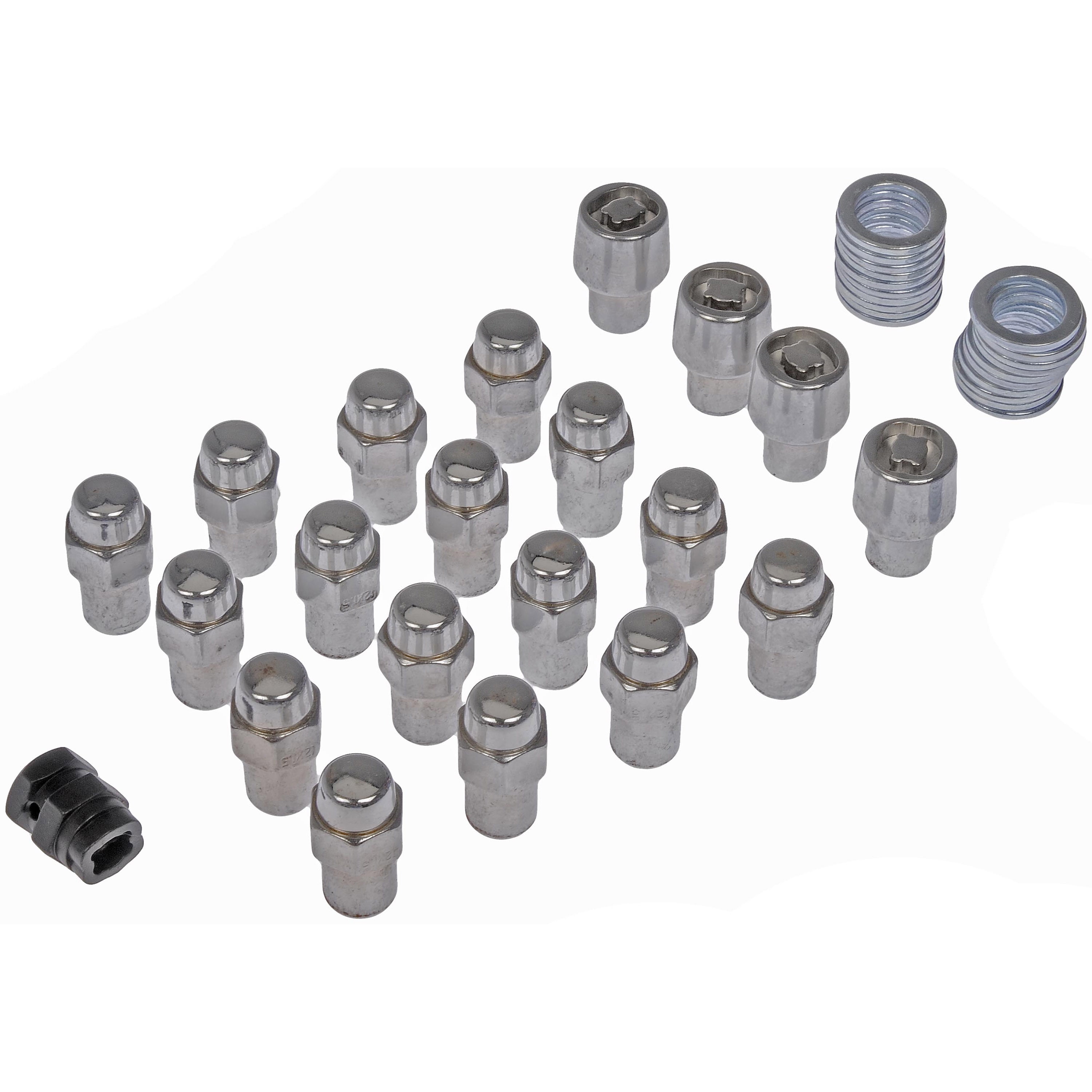 Dorman 711-348 Wheel Lock Set Chrome (Pack of 20) - Walmart.com