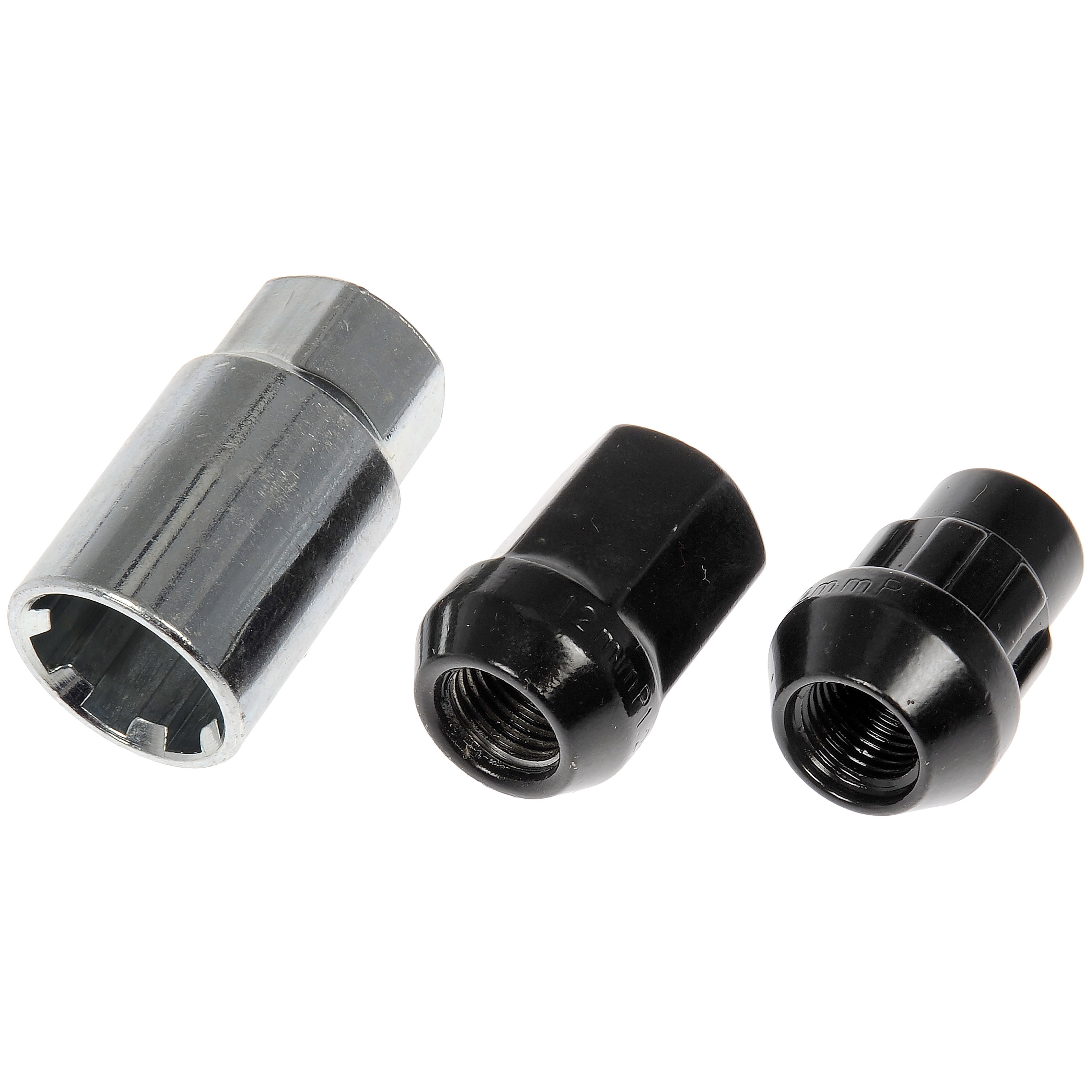Dorman 713-475A Wheel Lug Nut for Specific Nissan Models, Black Chrome ...