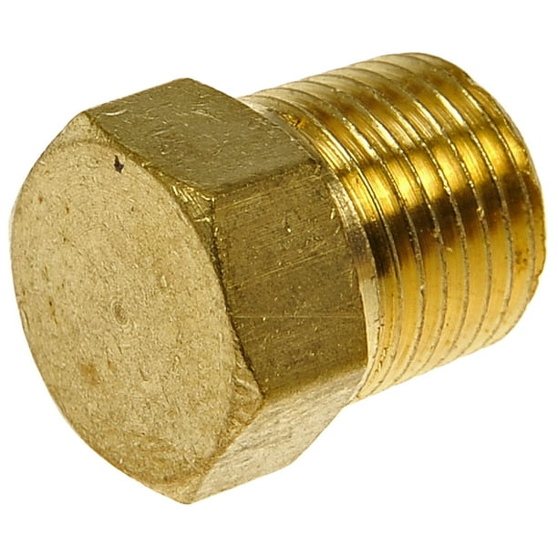 Dorman 785-420D Brass Pipe Plug - Hex Head - 1/8 In. MNPT - Walmart ...