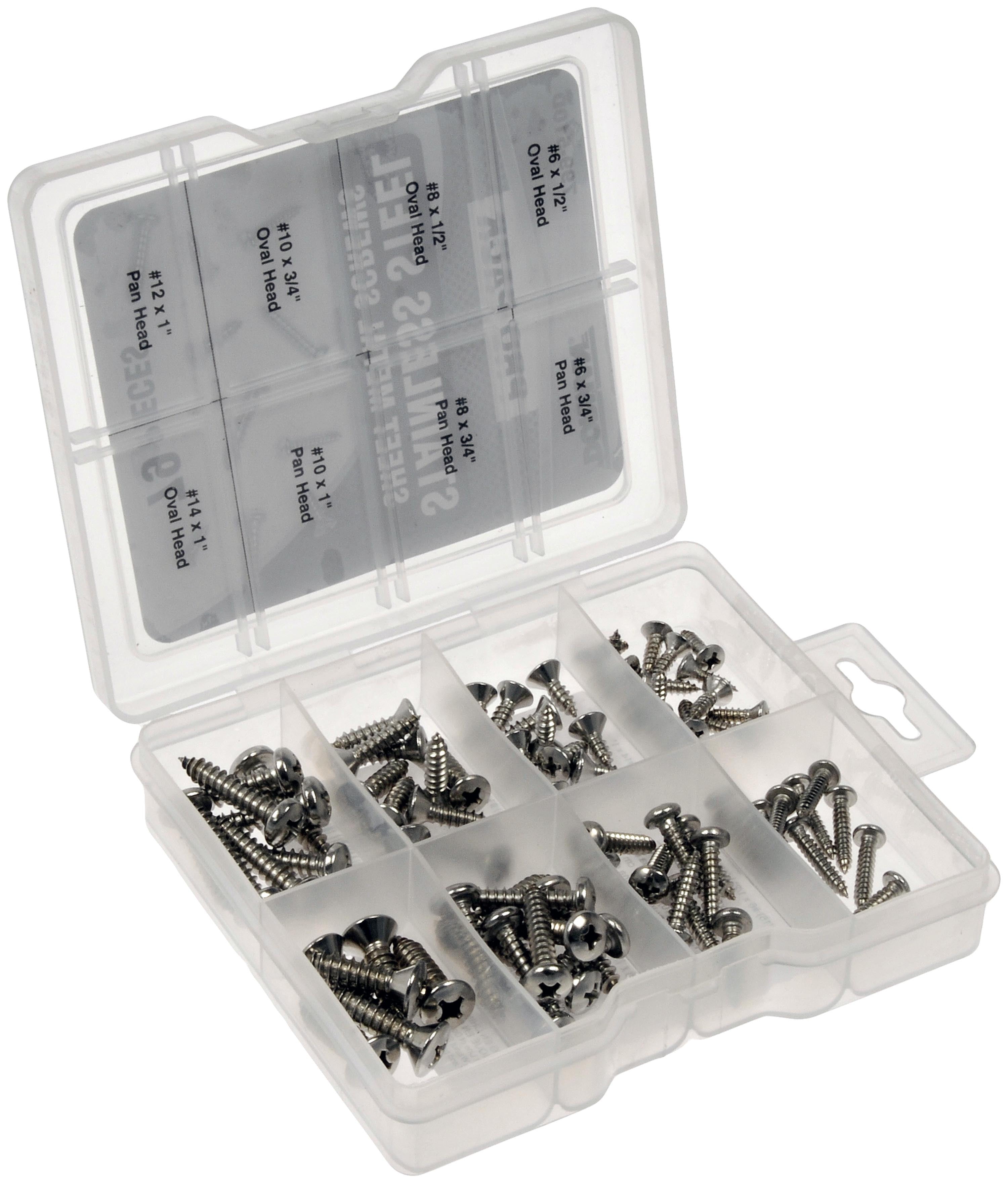 Dorman 799-510D Pro Pack Sheet Metal Screws Stainless Steel - 79 Pieces ...
