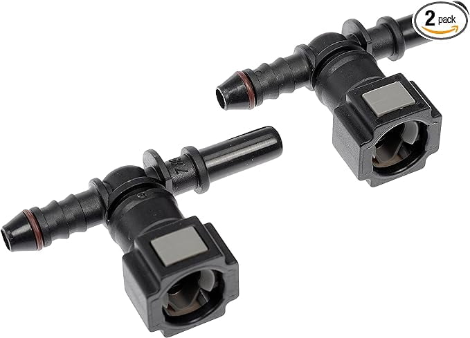 Dorman 800-177 Quick Connector 5/16 In. Steel TEE to 6mm with O-ring, 2 ...