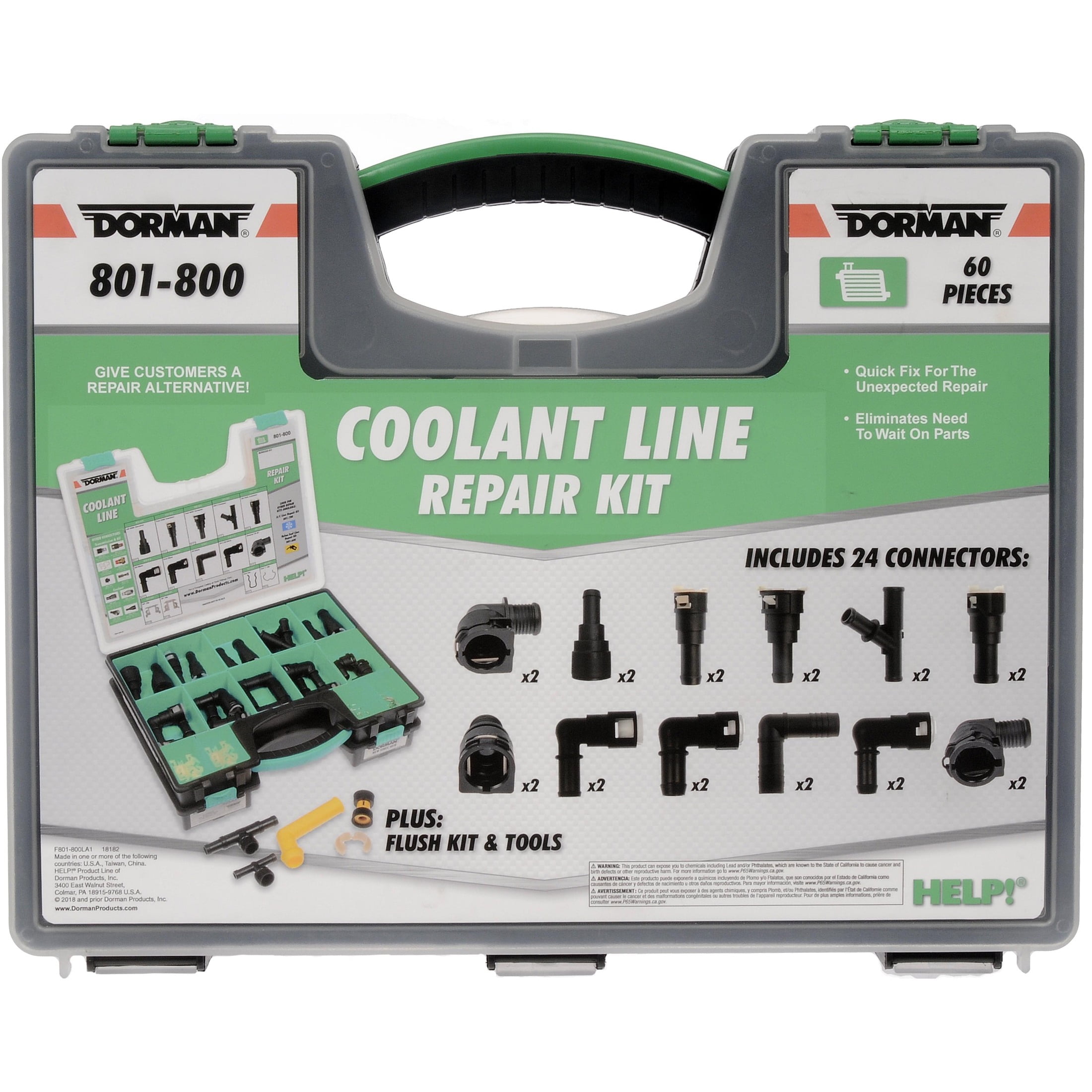 Dorman 801-800 Coolant Line Repair Tech Tray - Walmart Business Supplies