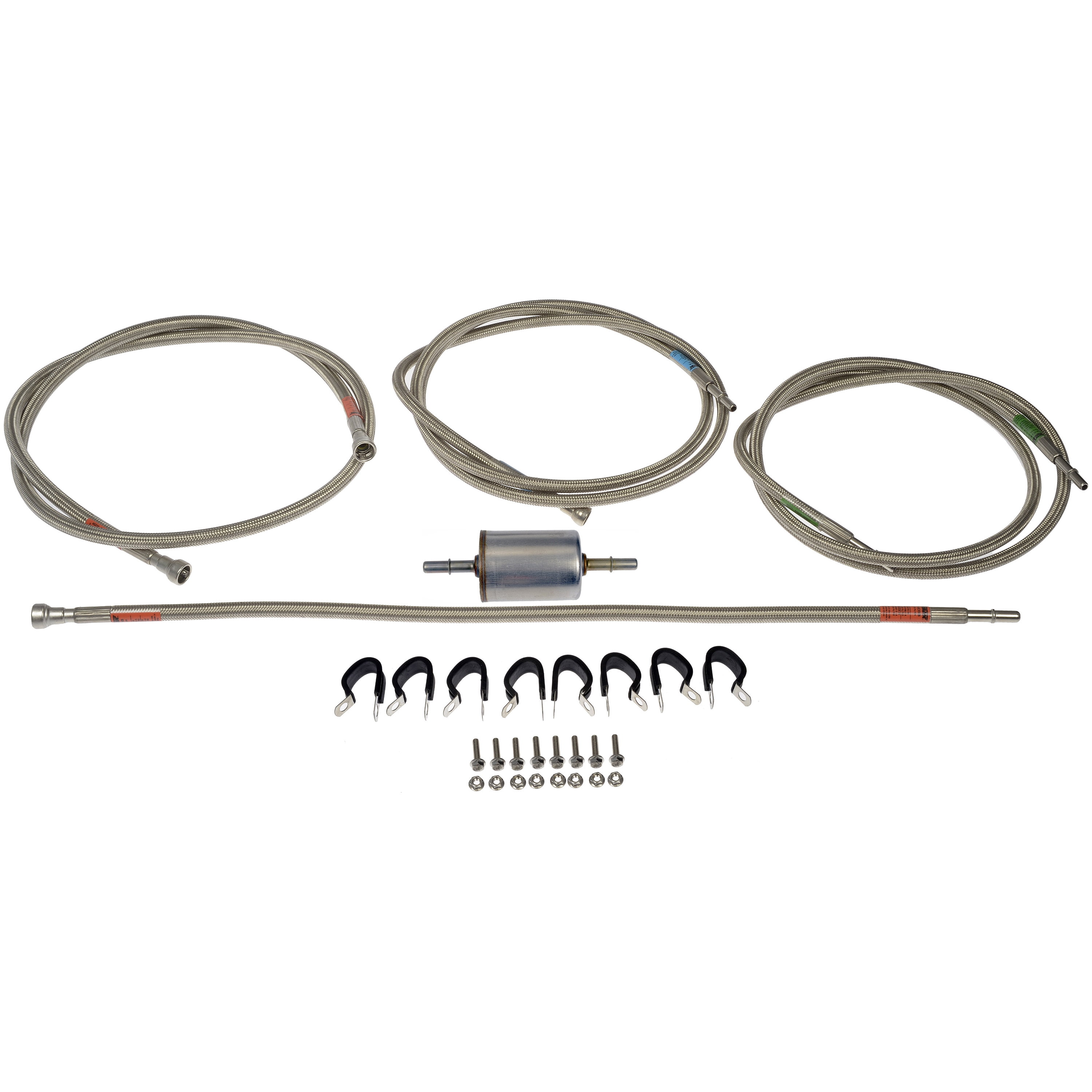 Dorman 819-839 Front Flexible Braided Stainless Steel Fuel Line for ...