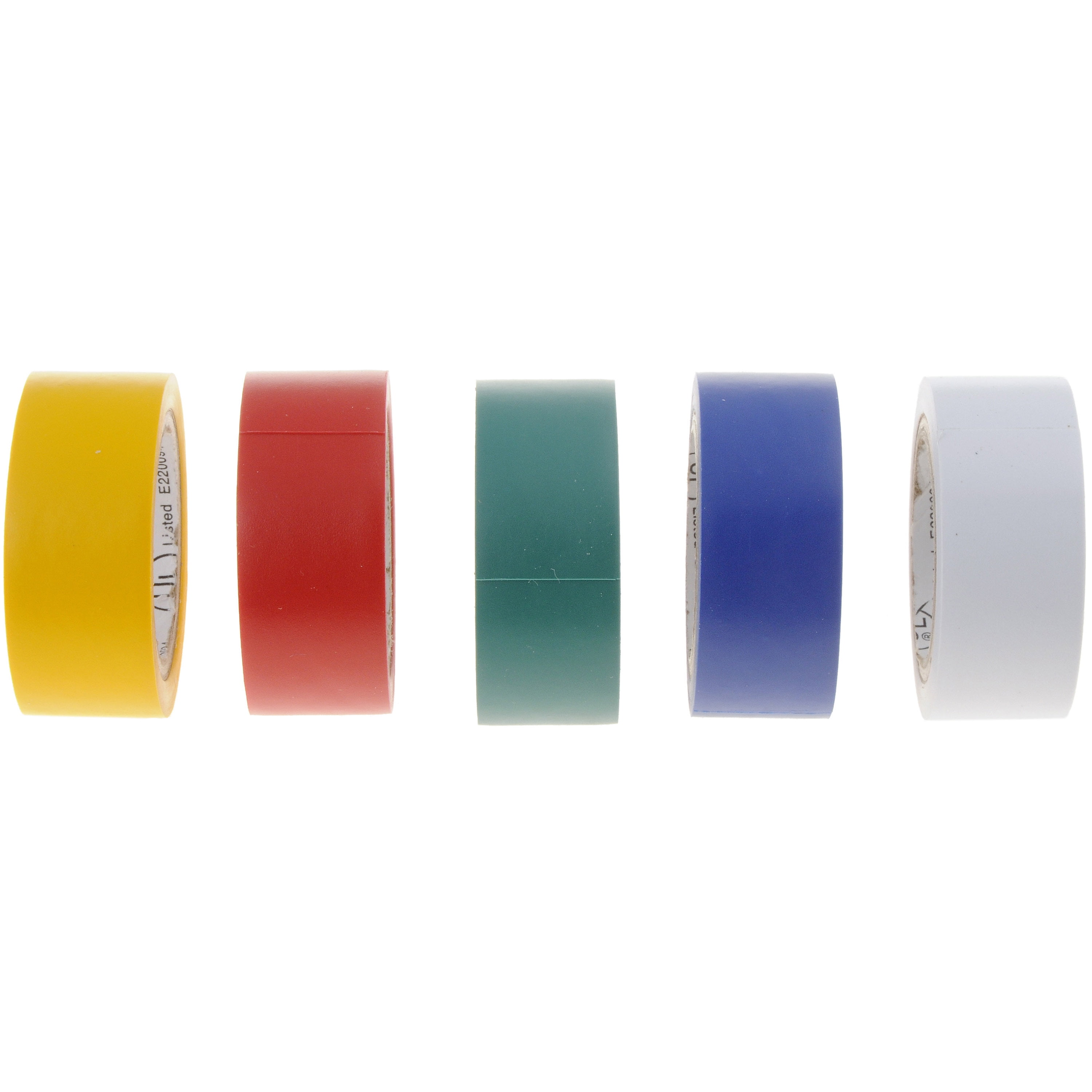Dorman 85294 Electrical Tape Blue; Green; Red; White; Yellow (Pack of 5 ...