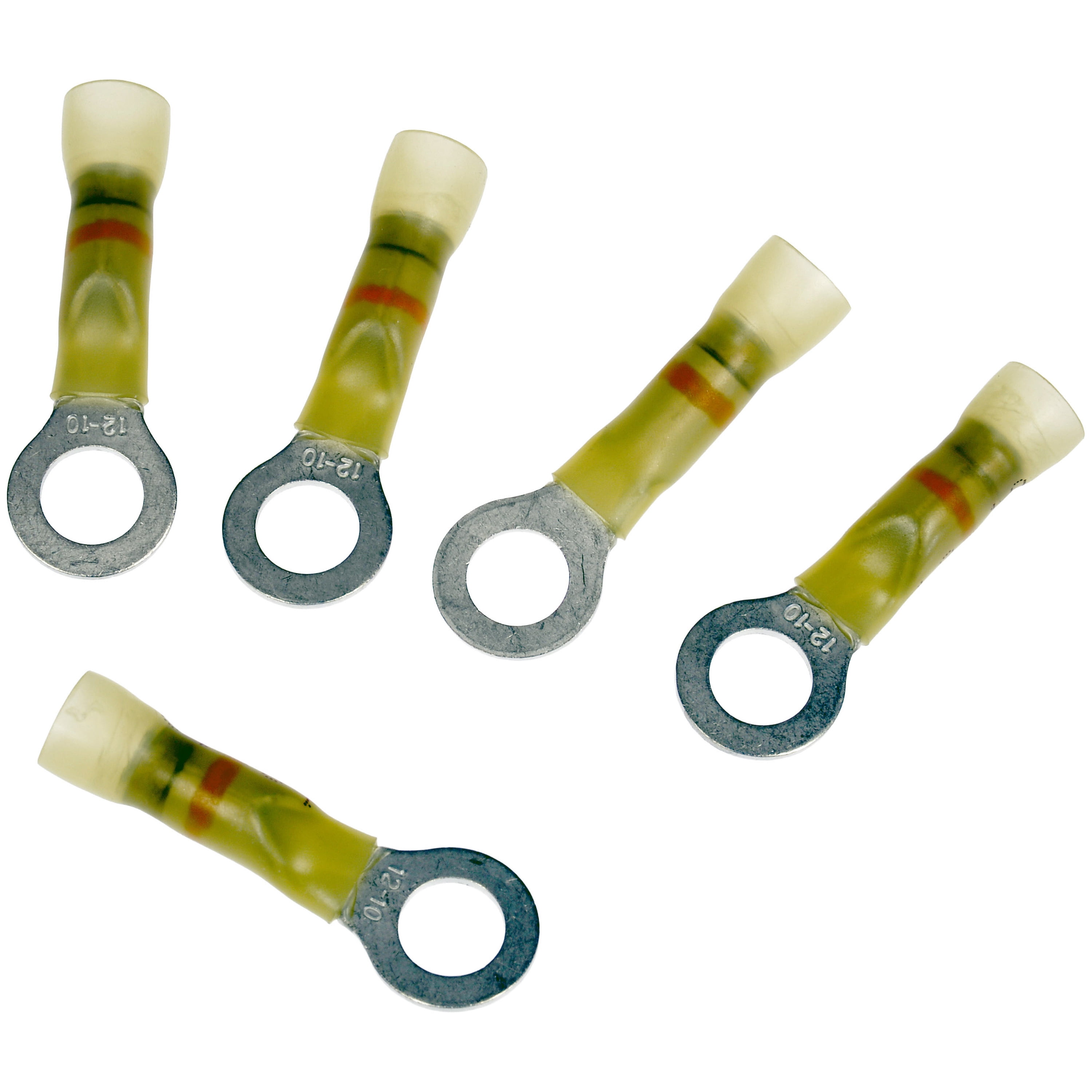 Dorman 86536 Solder And Seal Ring Terminal Yellow 5/16 Inch 12-10 Gauge ...
