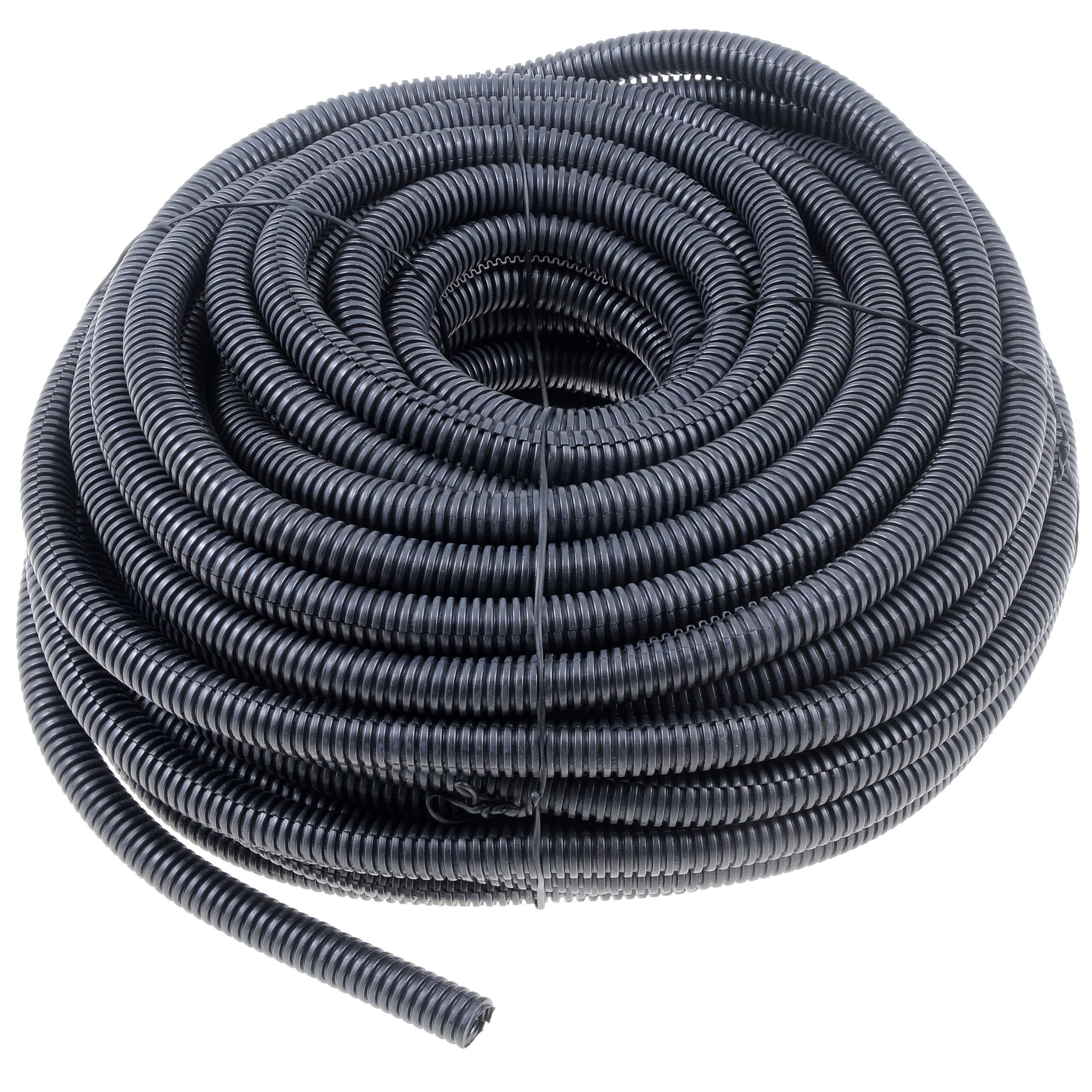 Dorman 86632 3/8 In. x 100 Ft. Black Flex Split Wire Conduit (Pack of ...