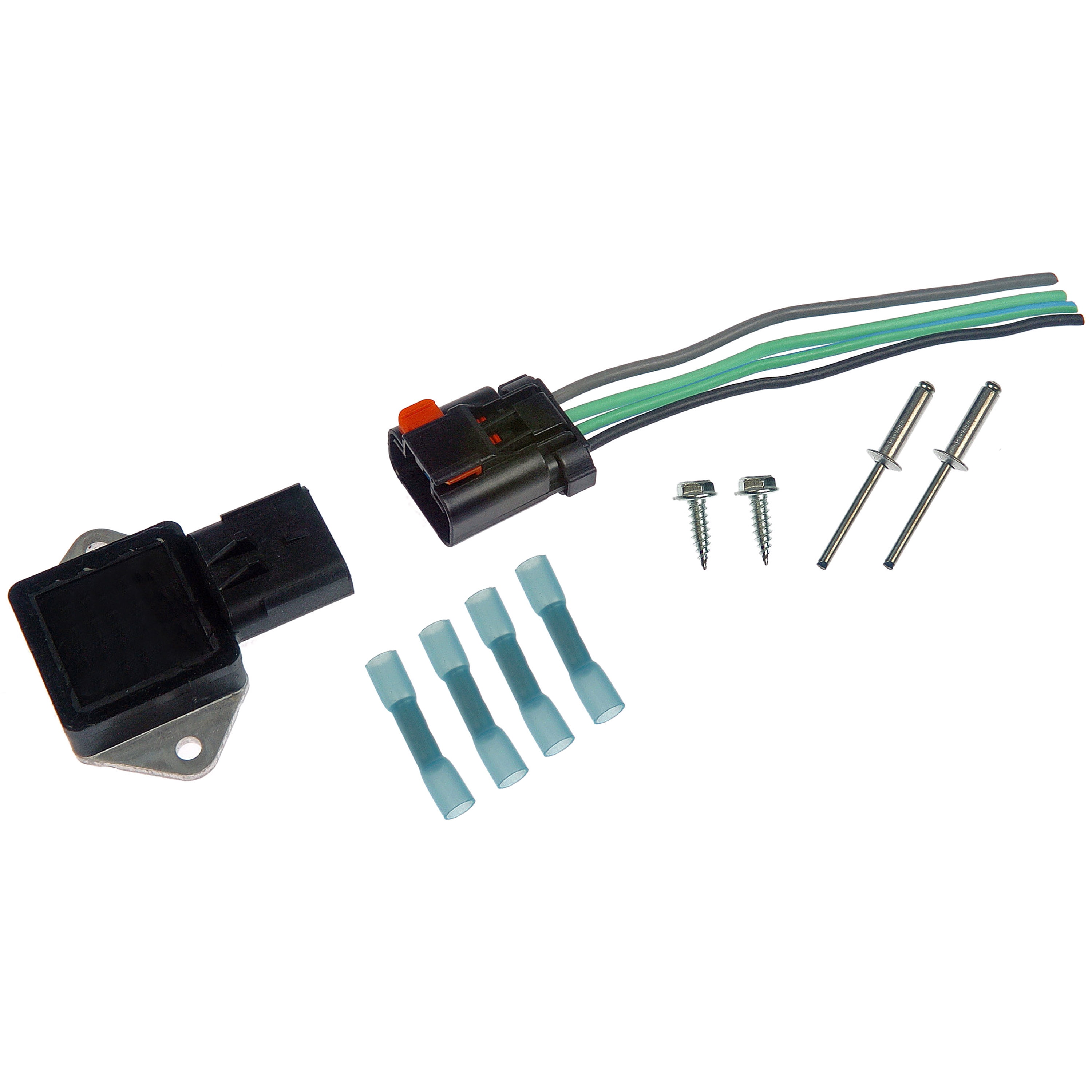 Dorman 902-303 Engine Cooling Fan Relay Kit for Specific Models, Black ...