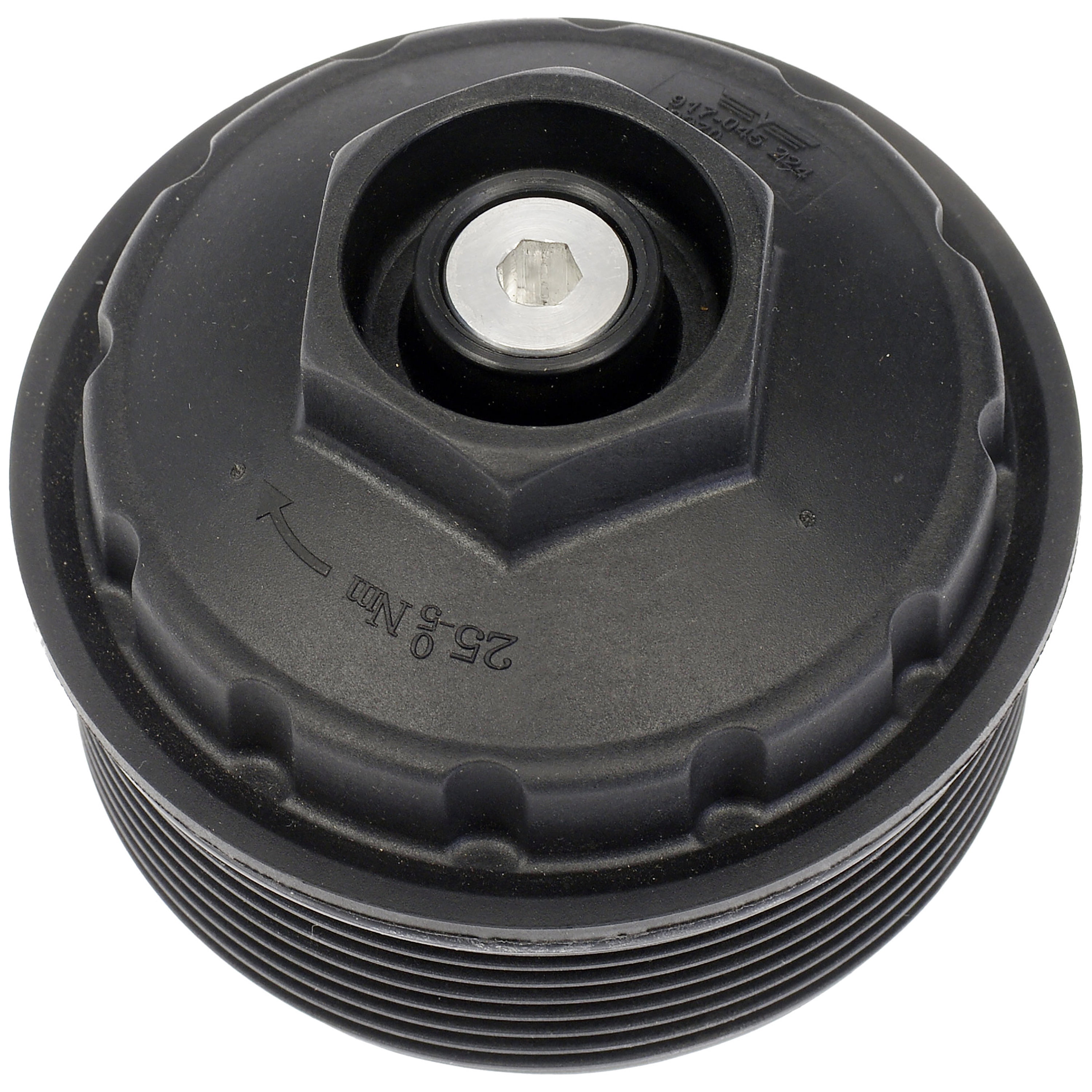 Dorman 917-045 Engine Oil Filter Cover for Specific Audi / Seat / Volkswagen Models, Black Fits ...