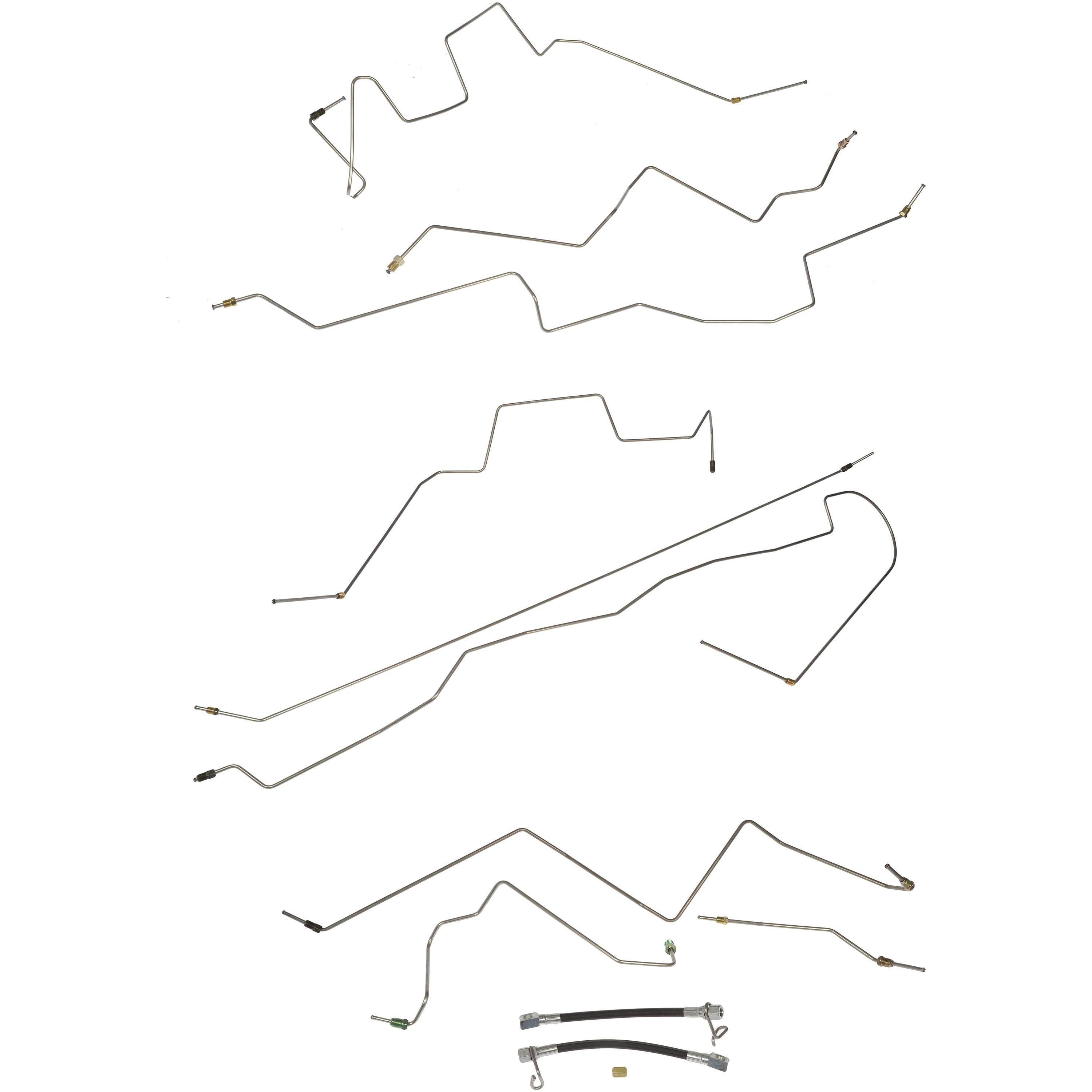 Dorman 919-027 Stainless Steel Preformed Brake Line for Specific Dodge ...